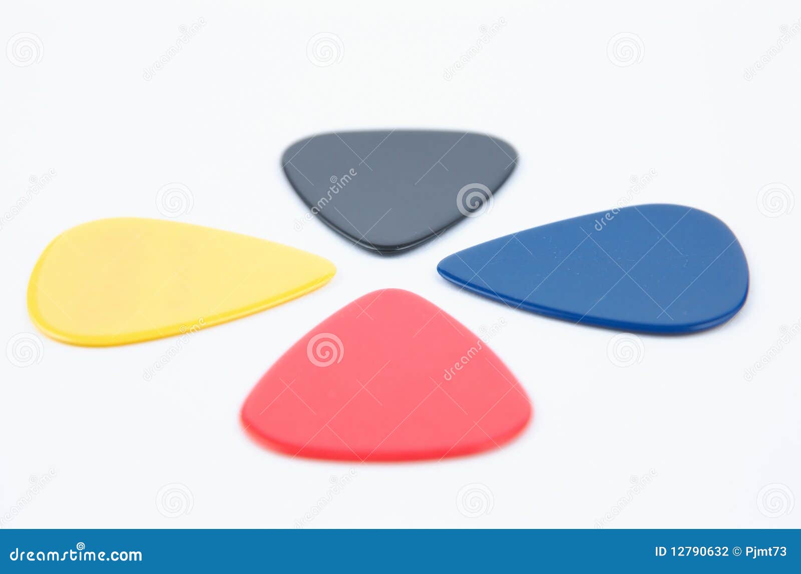 Colored Guitar Picks stock photo. Image of plectrum, black - 12790632