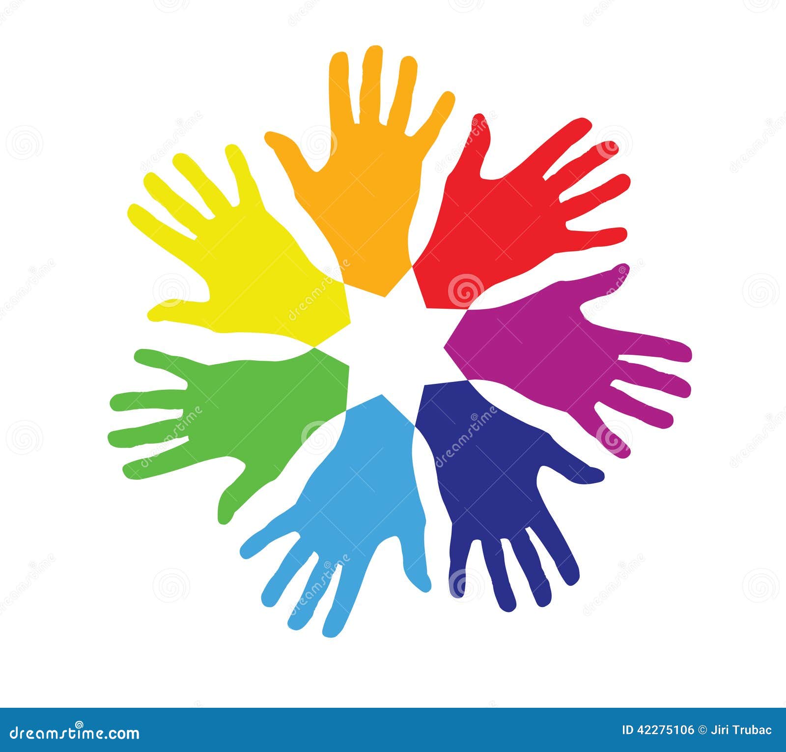 Colored Hands Stock Illustrations – 12,817 Colored Hands Stock ...