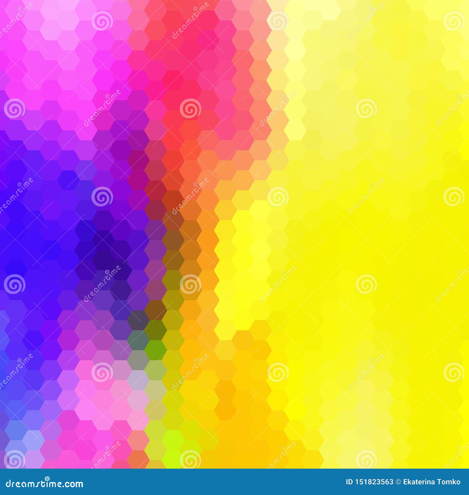 Colored Hexagon Abstract Background. Template for Presentation. Eps 10 ...