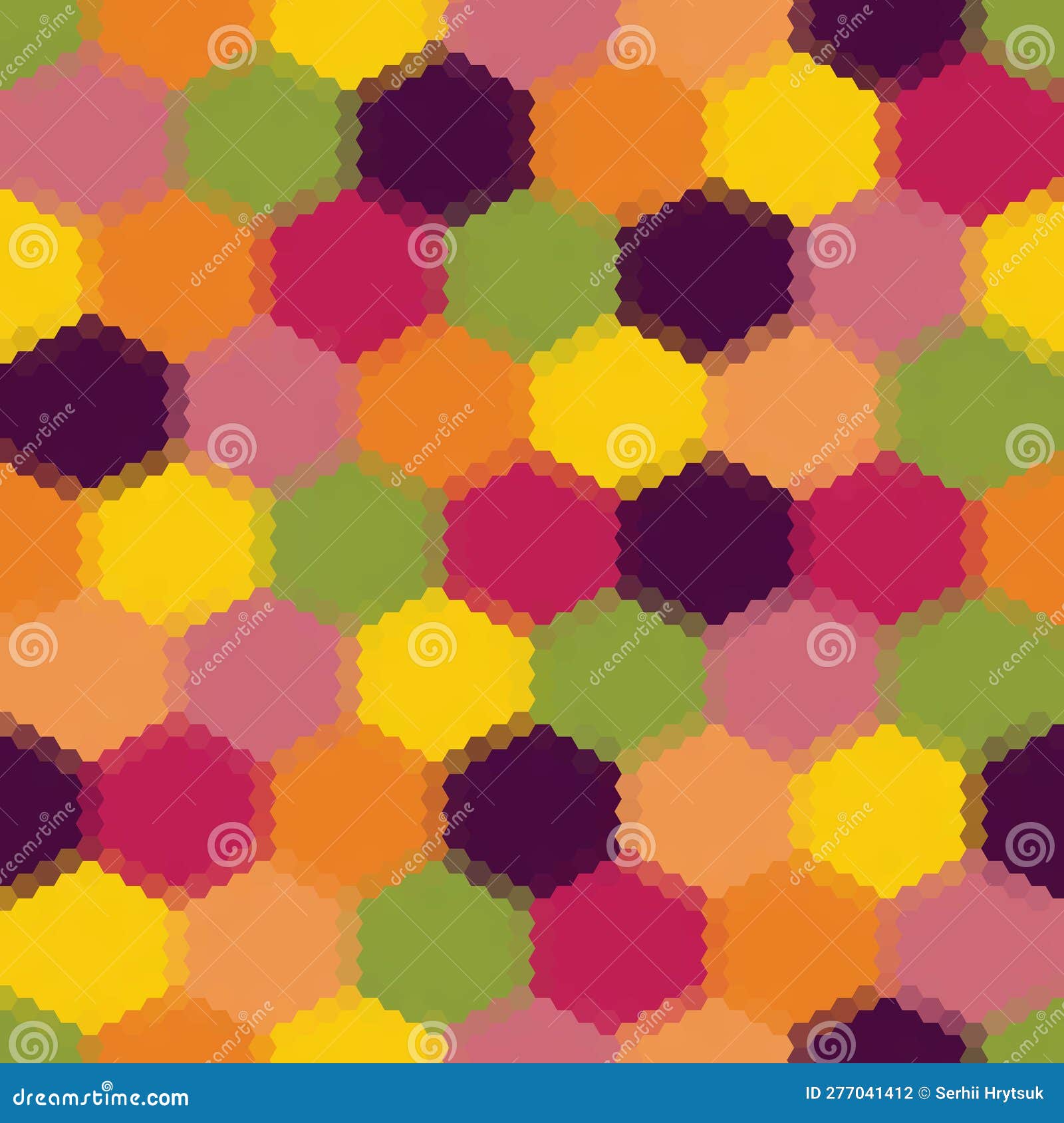 Colored Hexagon Background. Modern Design. Template for Advertising ...