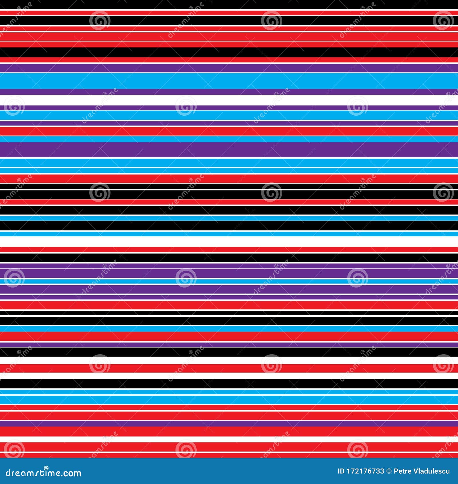 Colored Horizontal Pattern, Modern Stylish Image. Stock Vector ...