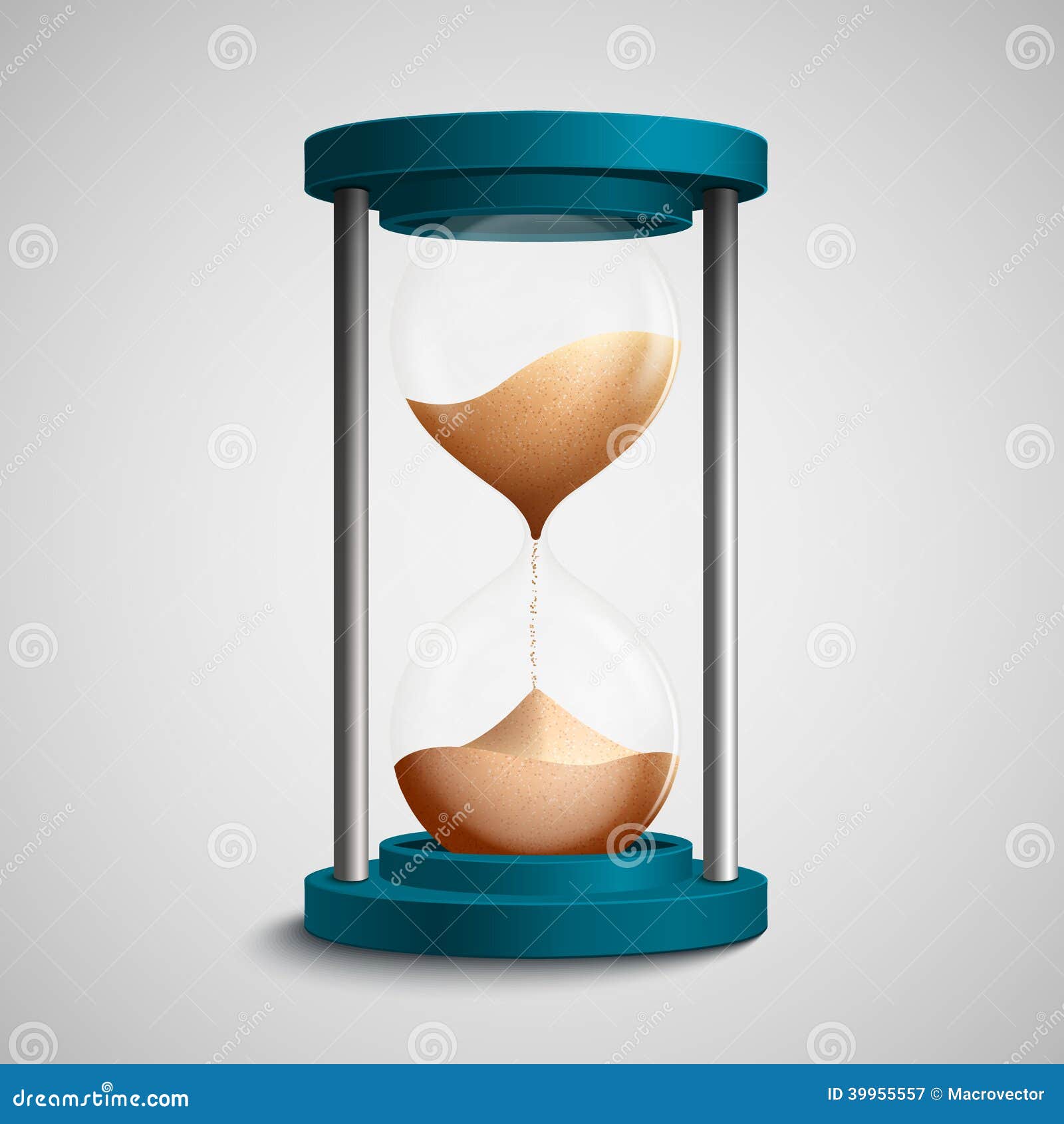Colored hourglass concept stock vector. Illustration of countdown ...