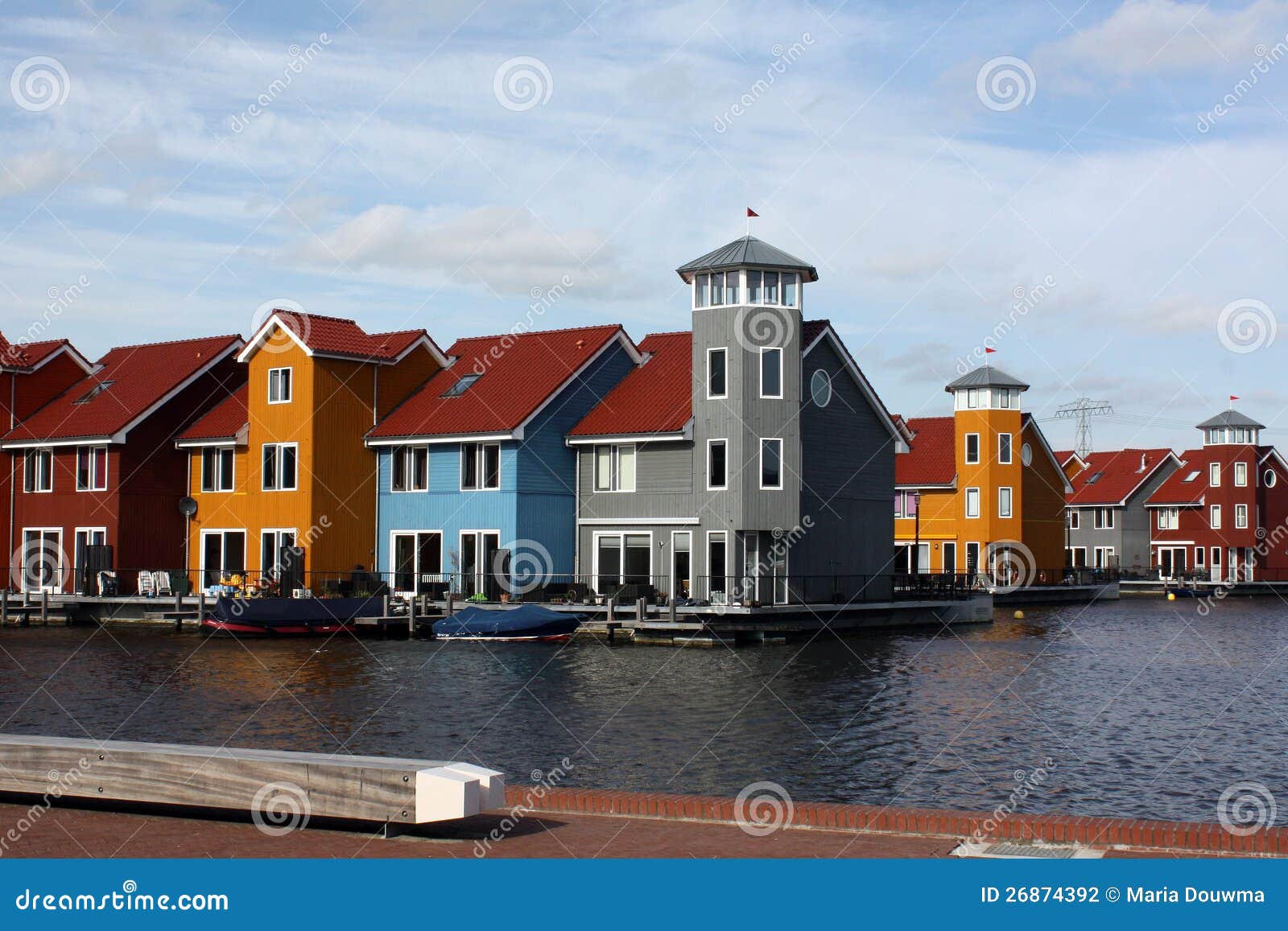Colored houses stock photo. Image of netherlands, houses - 26874392