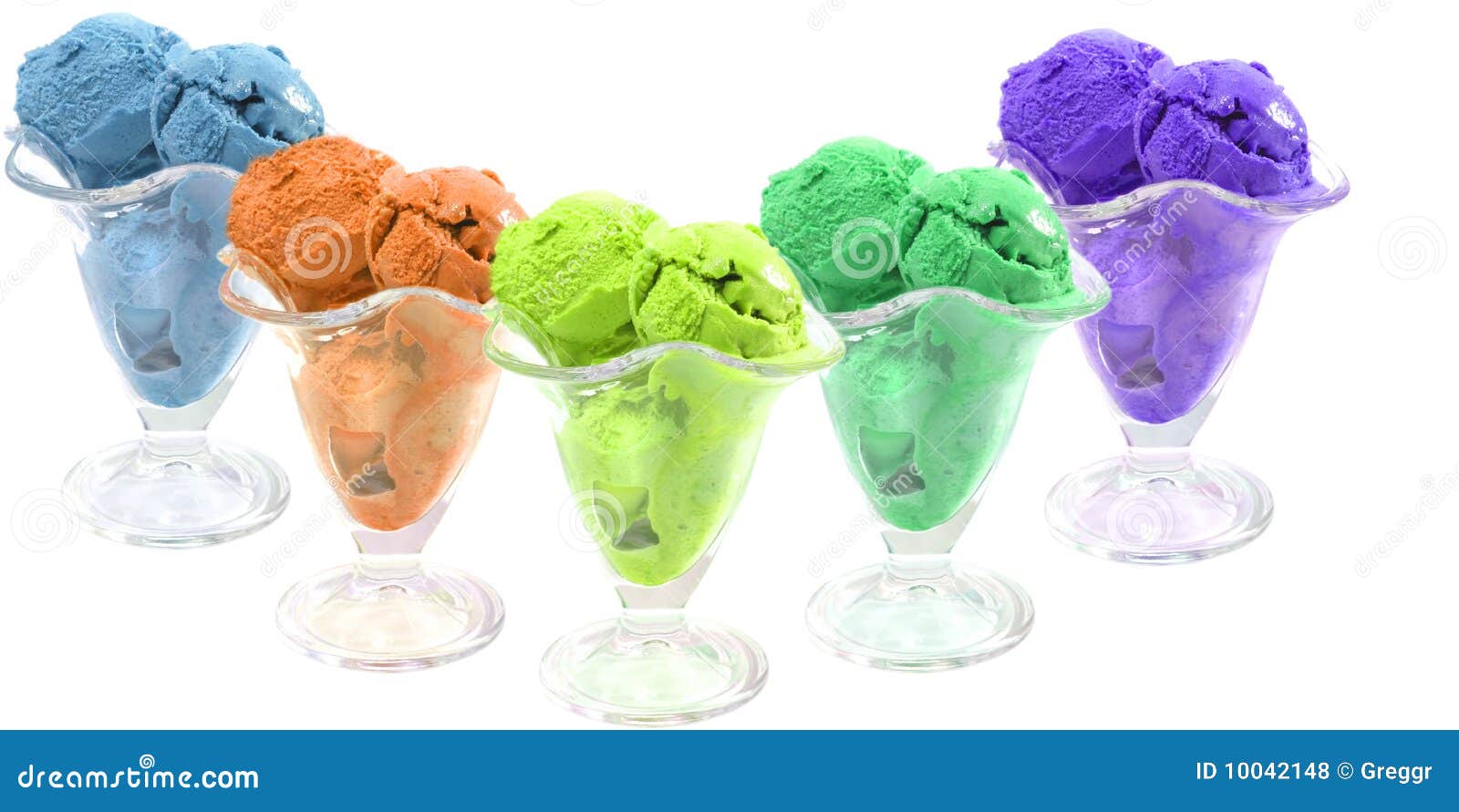 Colored ice cream stock photo. Image of chocolate, cold - 10042148