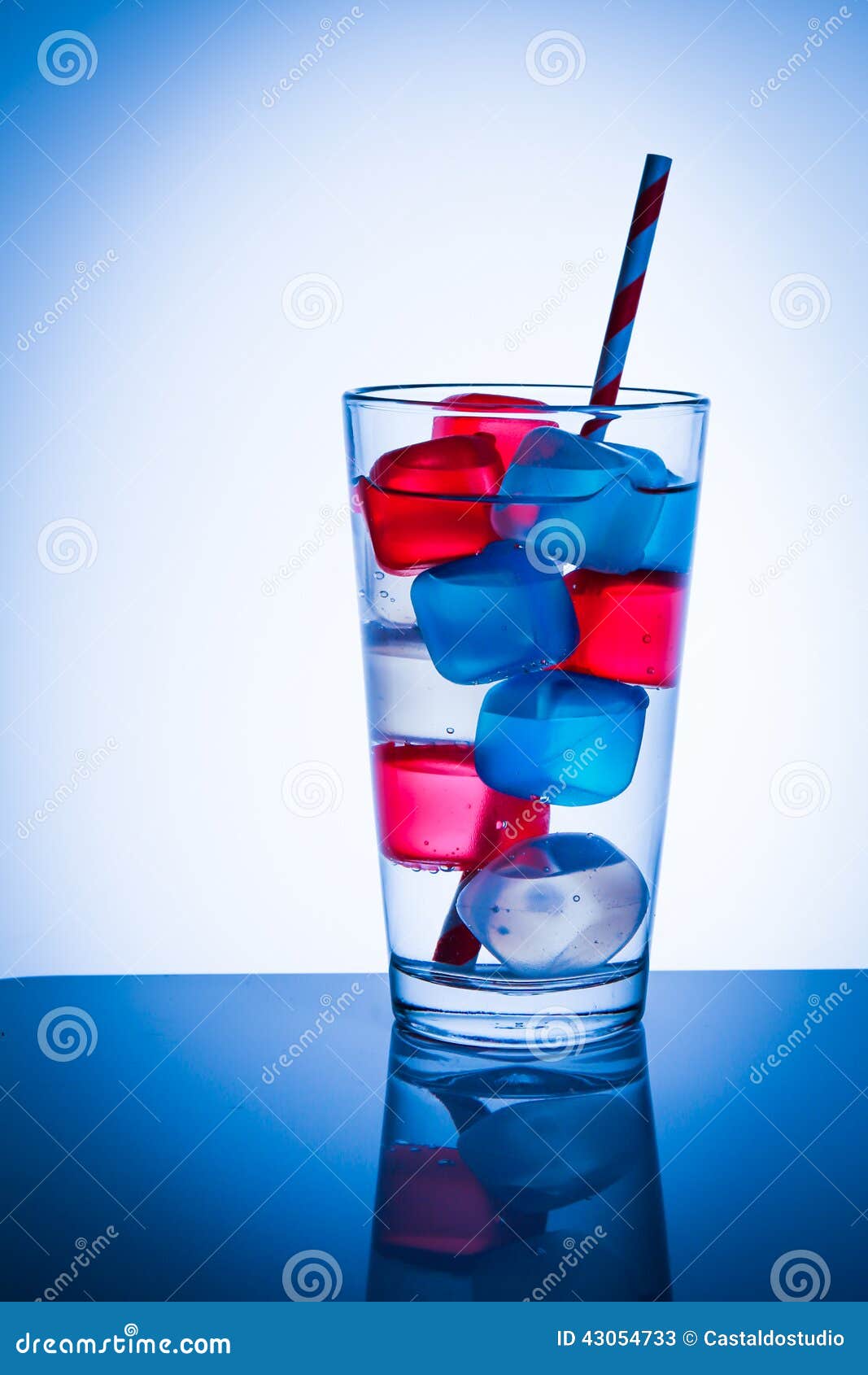 Colored Ice Cubes stock image. Image of glass, solid - 43054733