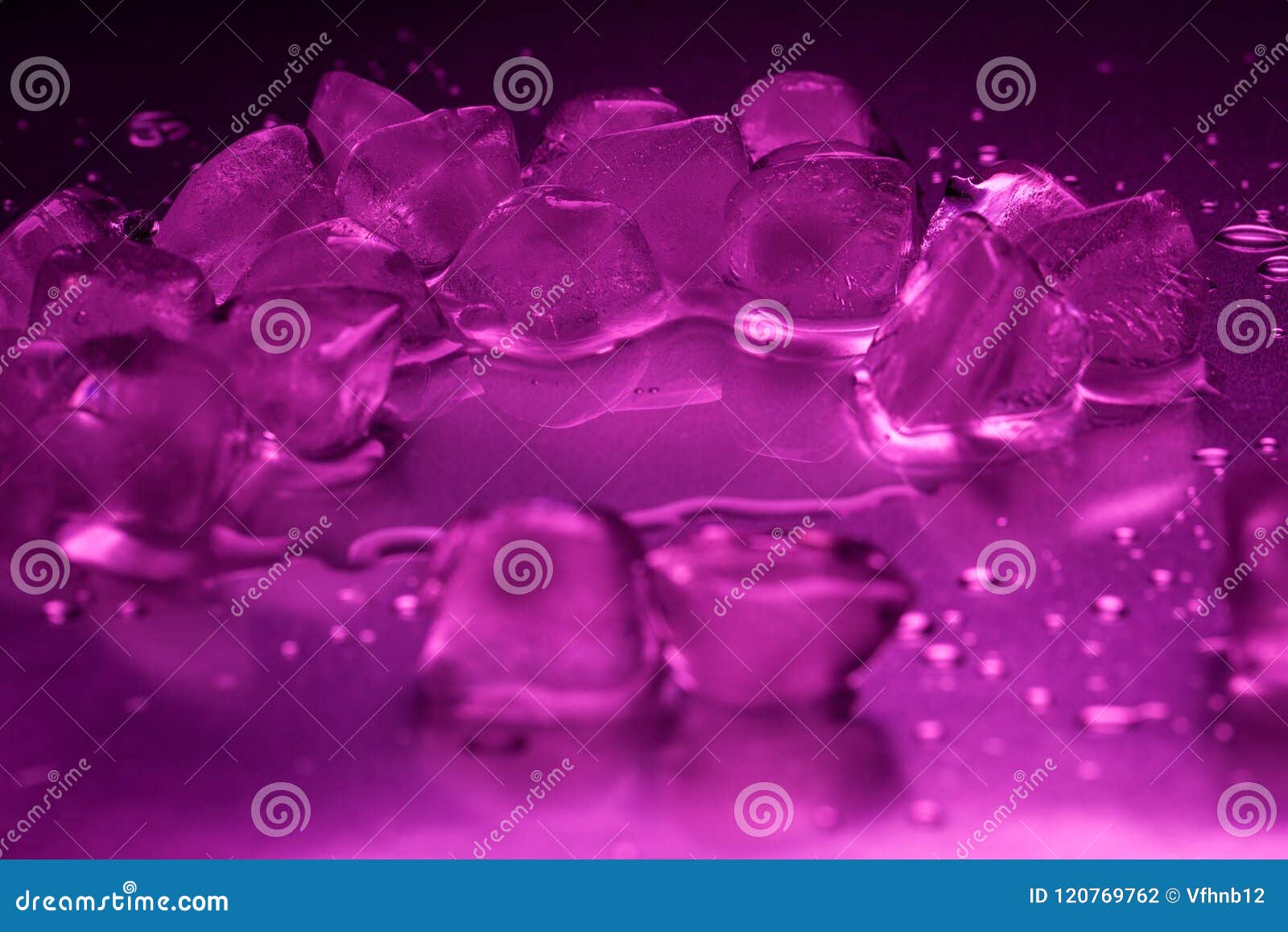 Colored ice cubes closeup stock photo. Image of creative - 120769762