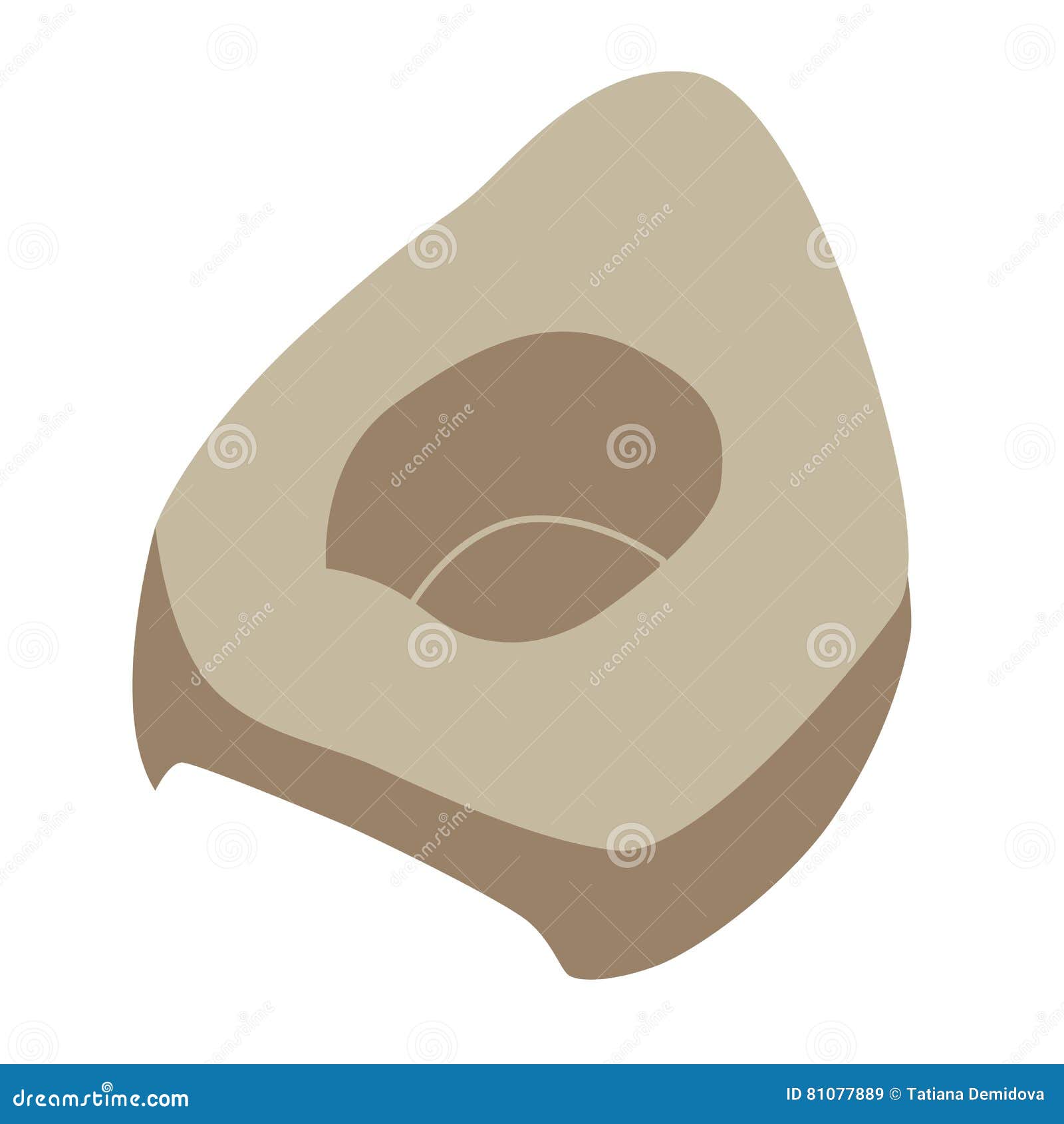 Colored Icon Children`s Pot Stock Vector - Illustration of birth ...