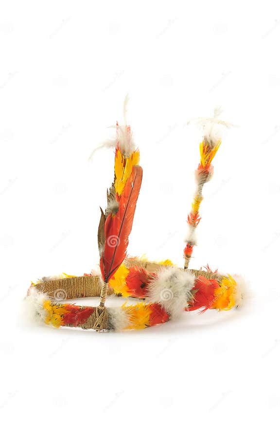 Colored Indian Head Feathers Stock Photo - Image of fight, color: 9147504