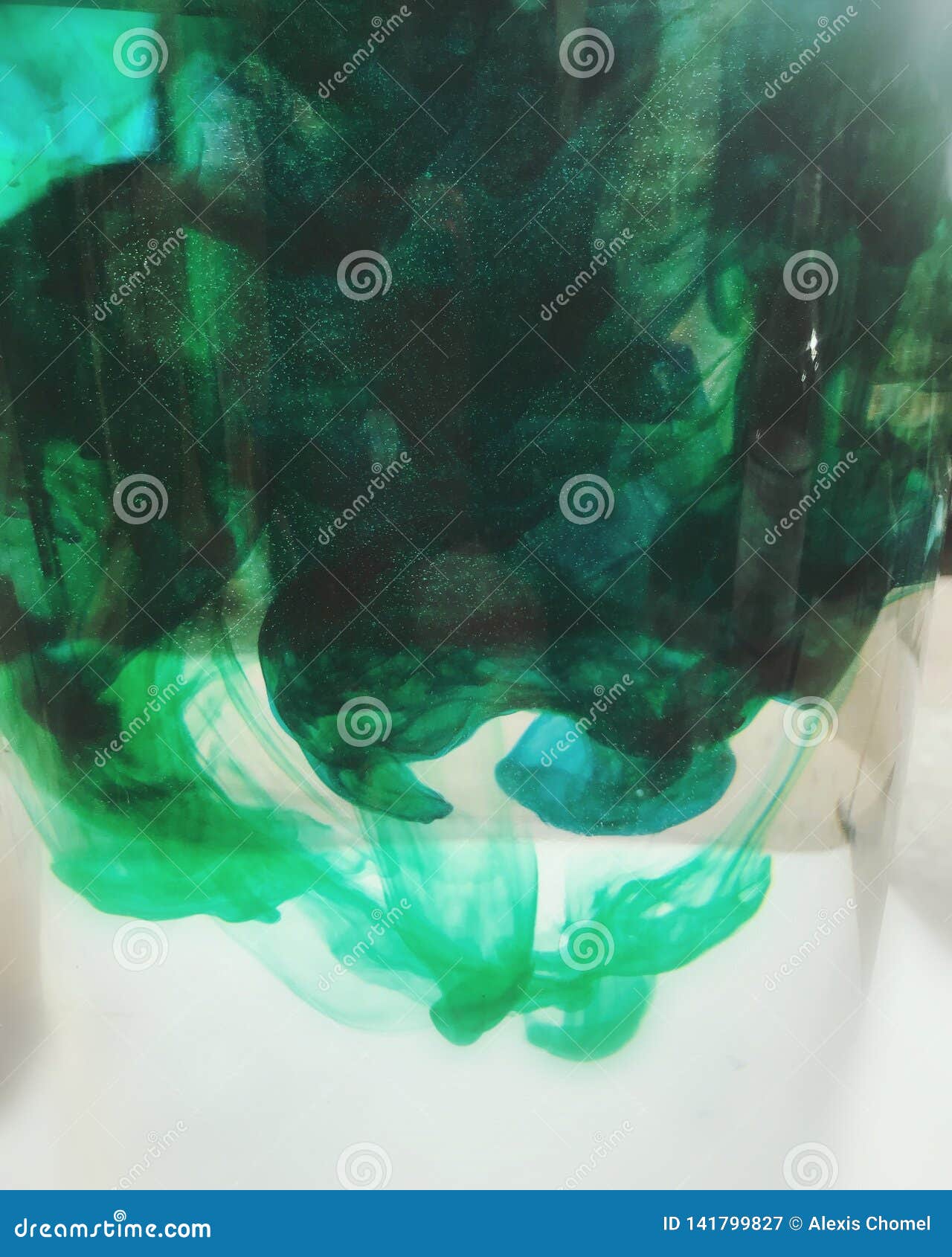 Colored Ink Drops in Water. Stock Image - Image of drop, cattering ...