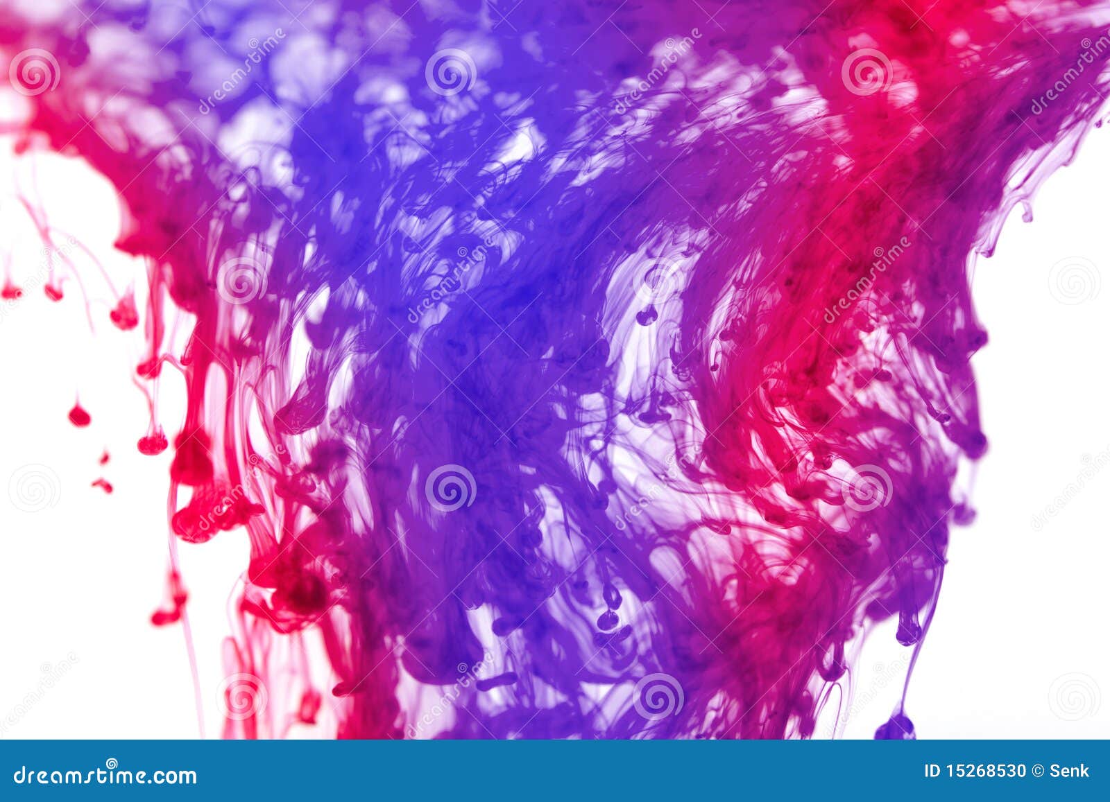 Colored ink splash stock photo. Image of conversion, twirl - 15268530
