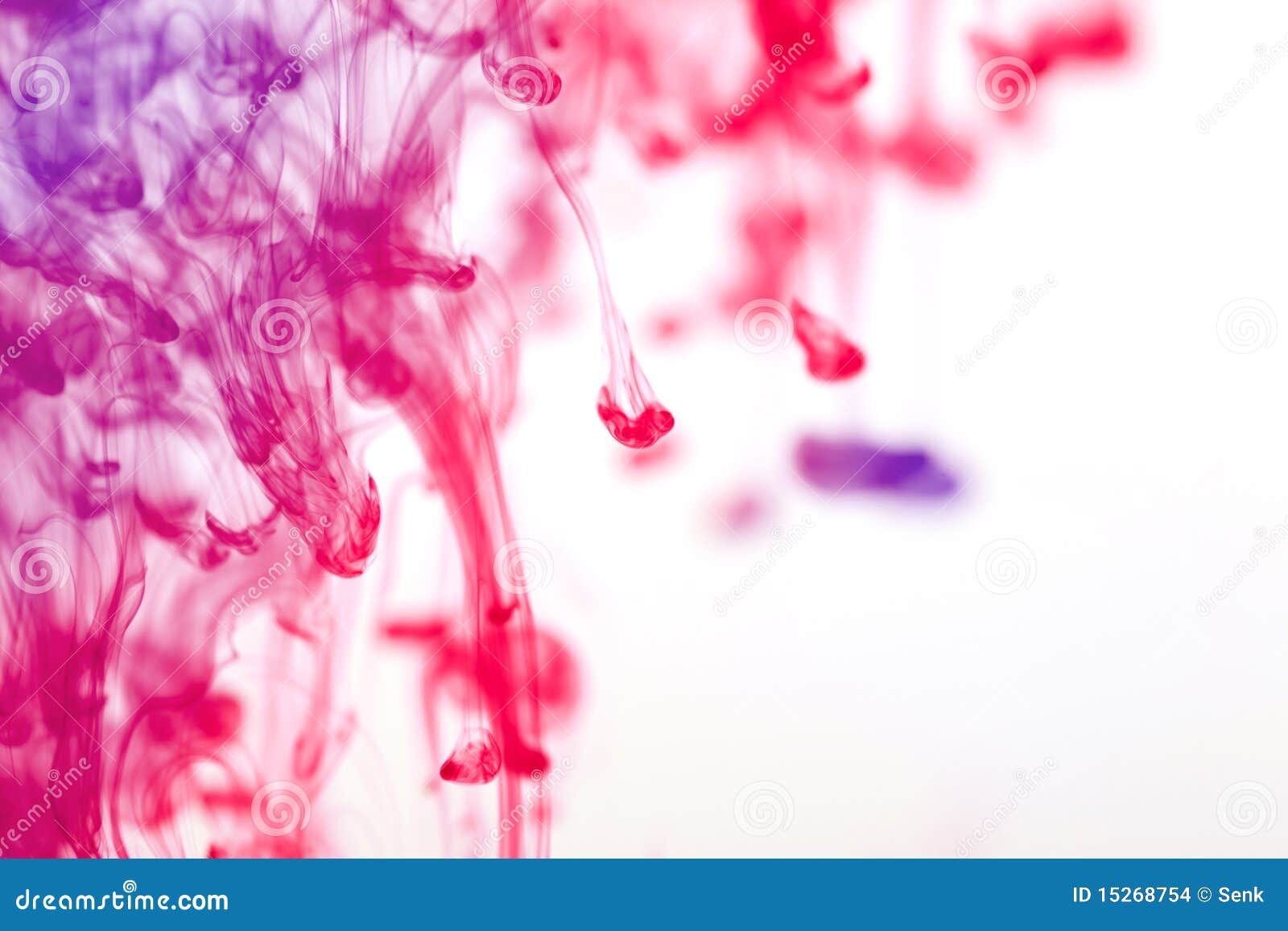 Colored ink splash stock photo. Image of chemical, chemistry - 15268754