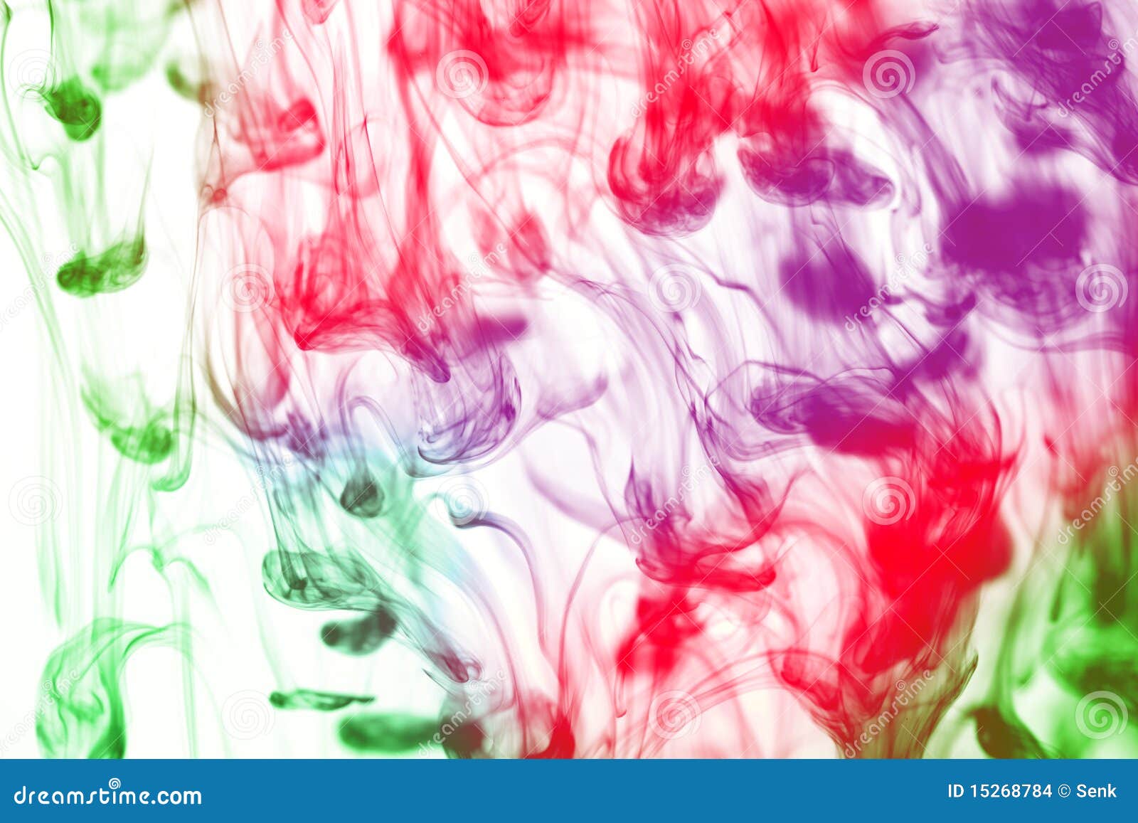 Colored ink splash stock photo. Image of magic, chemistry - 15268784