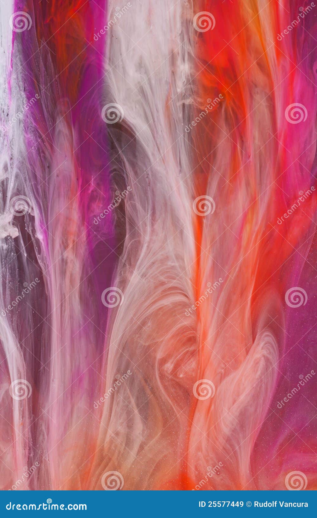 Colored inks in water stock image. Image of dyes, mixing - 25577449