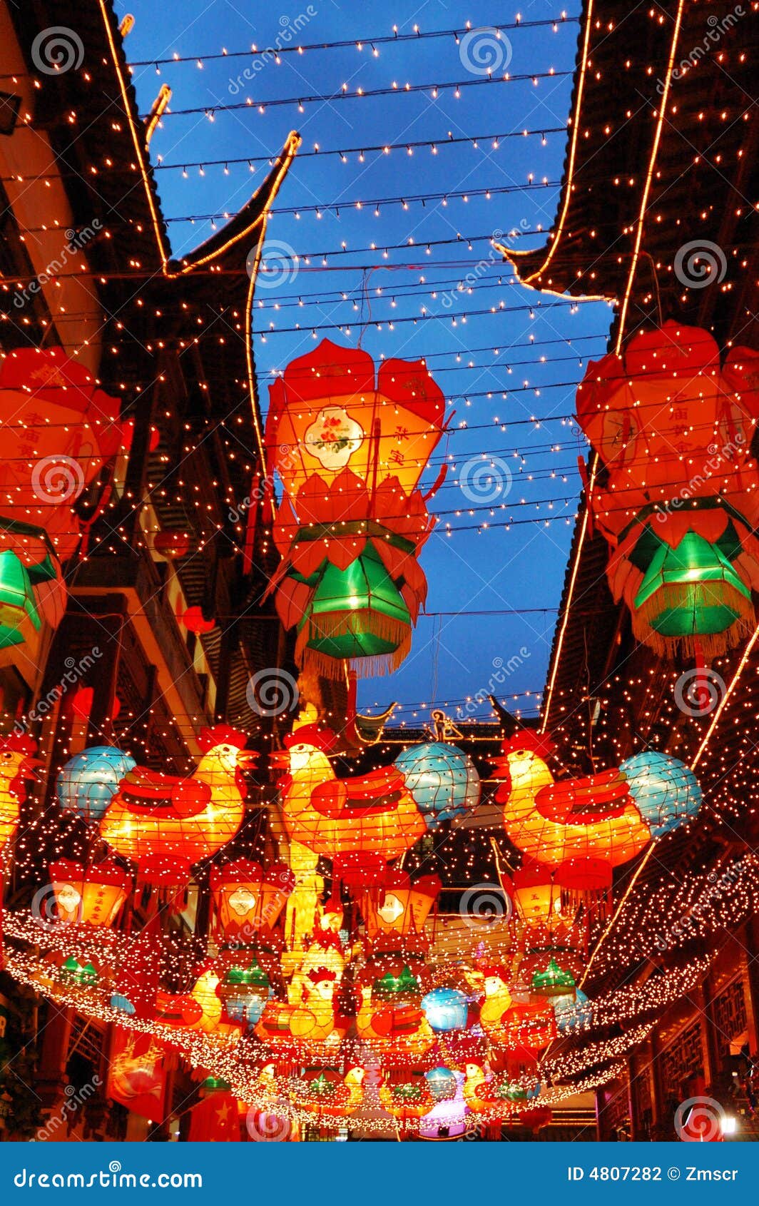 Colored lantern stock photo. Image of traveling, atmosphere - 4807282