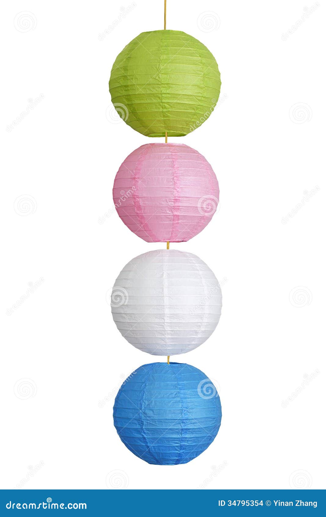 Colored lanterns stock photo. Image of composition, ambience - 34795354