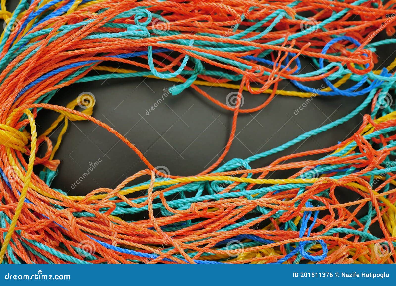 Colored Laundry Threads, Colored Ropes, Many Colored Threads Stock ...