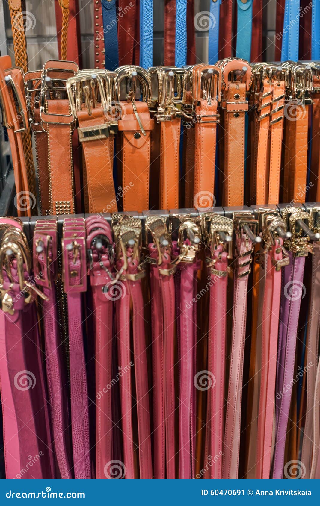 Colored leather belts stock image. Image of tuscany, belt - 60470691