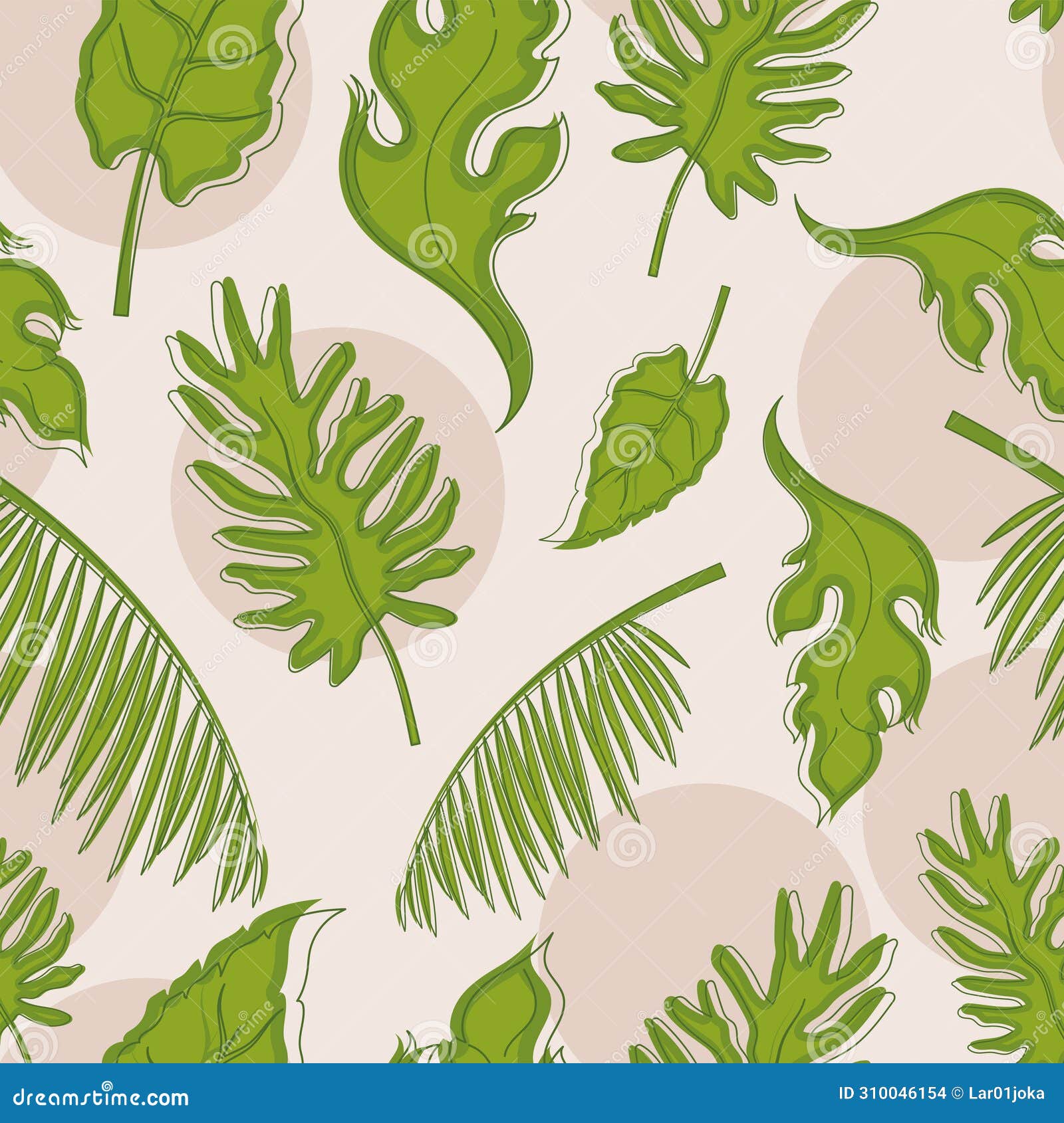 Colored Leaves Pattern Background Wallpaper Vector Stock Vector ...