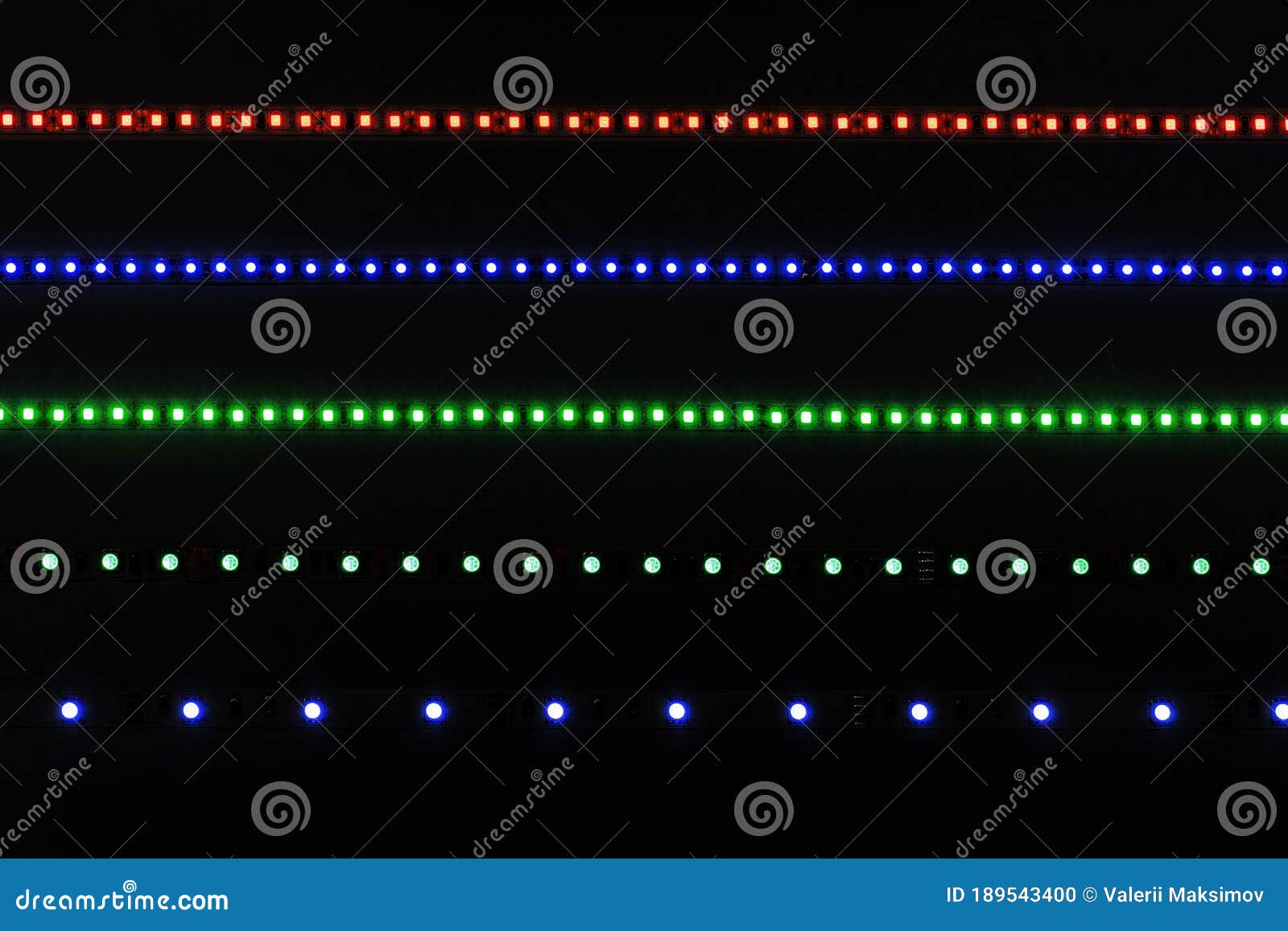 Colored LED Strips for Indoor and Outdoor Lighting, As Well As for Use ...