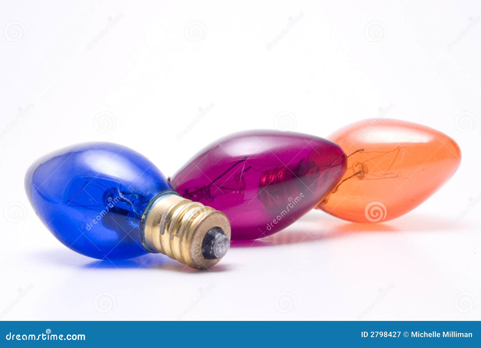 Colored Light Bulbs stock image. Image of electric, purple - 2798427