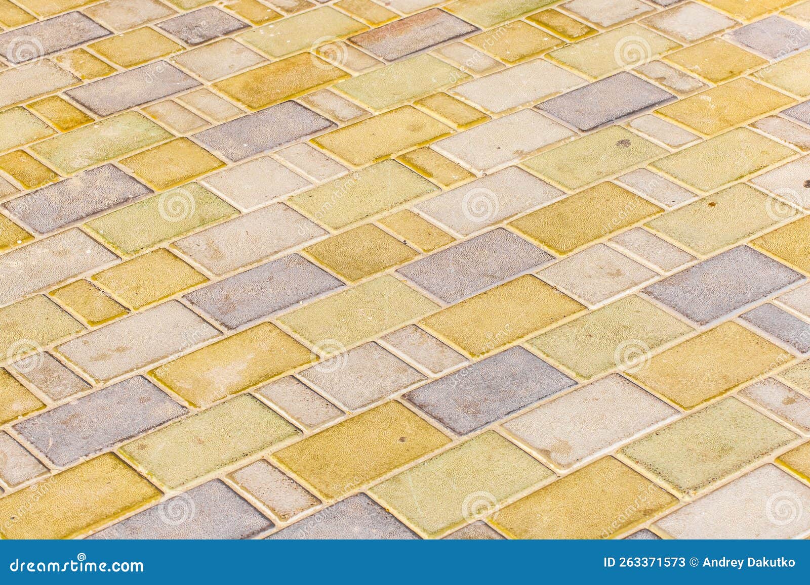 Colored Light Paving Tile Floor Texture Urban Background Stock Image ...