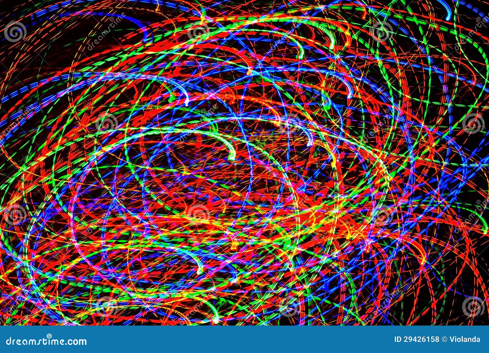 Colored lighting effects stock illustration. Illustration of futuristic ...