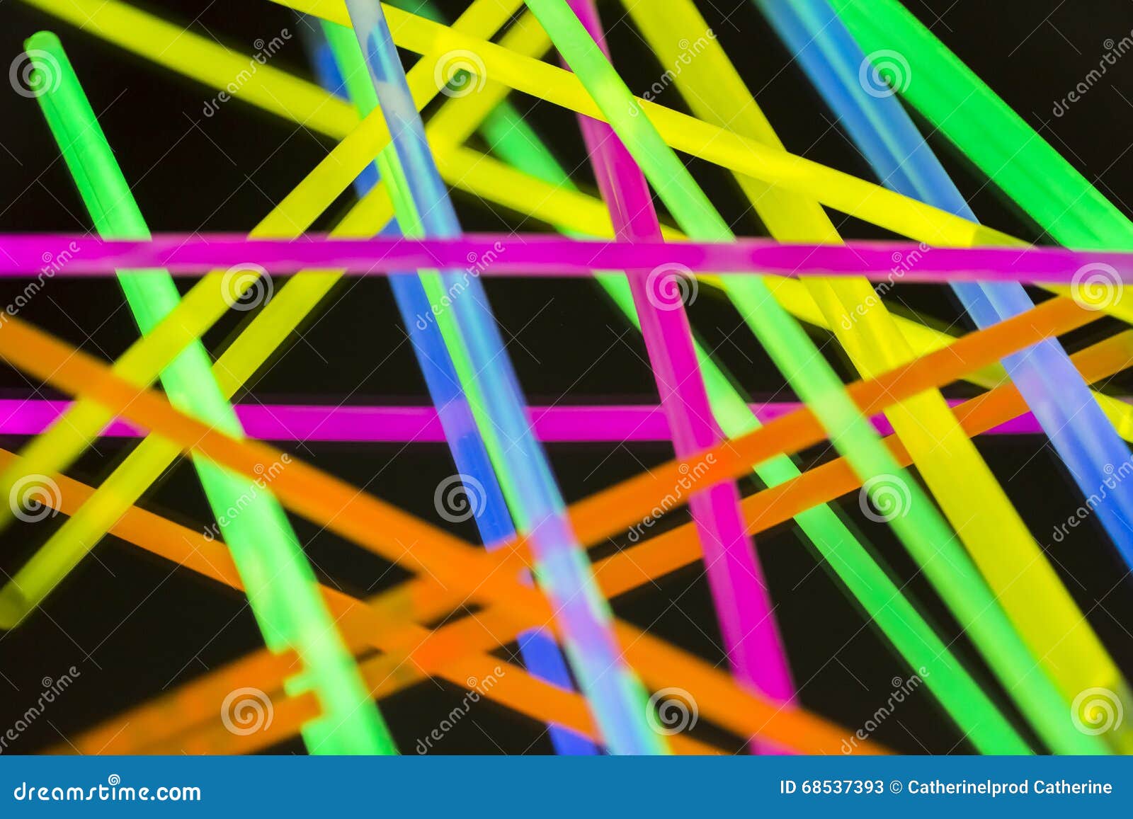 Colored Lights Fluorescent Neon Stock Image - Image of blue, glow: 68537393