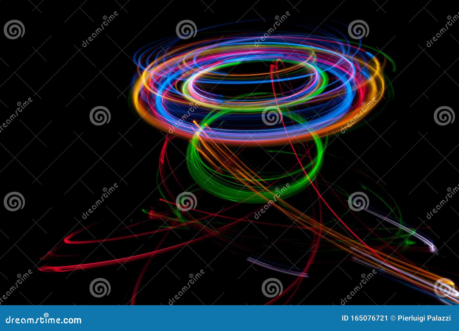 Colored lights that move stock image. Image of motion - 165076721