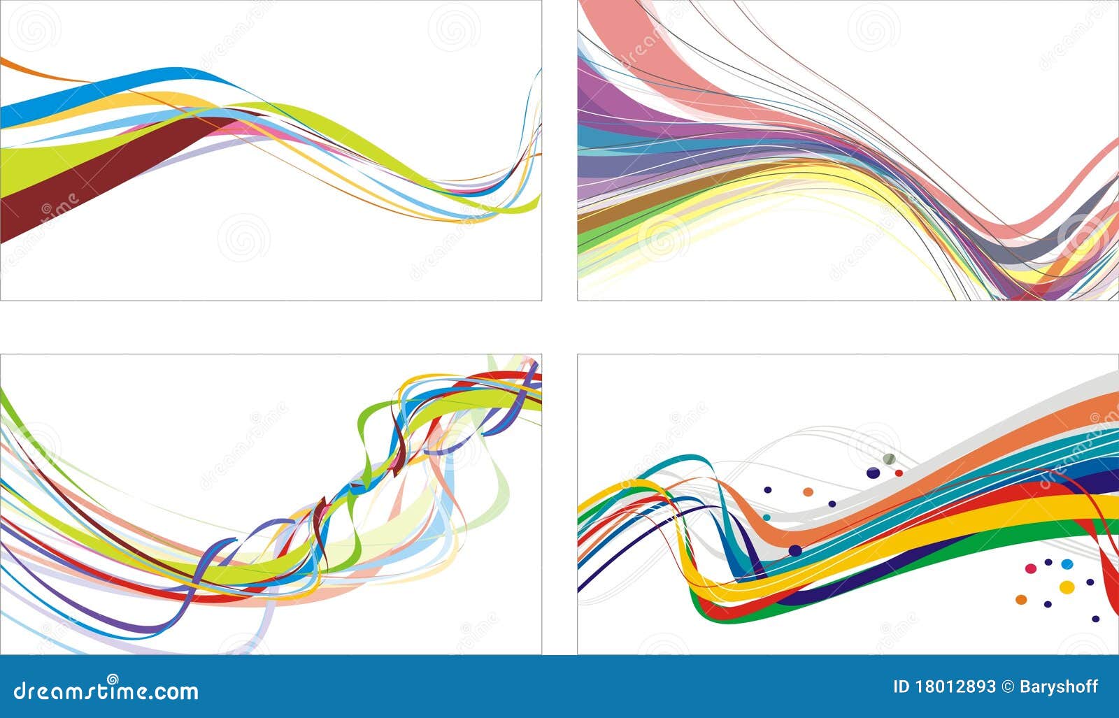 Colored lines stock vector. Illustration of green, color - 18012893