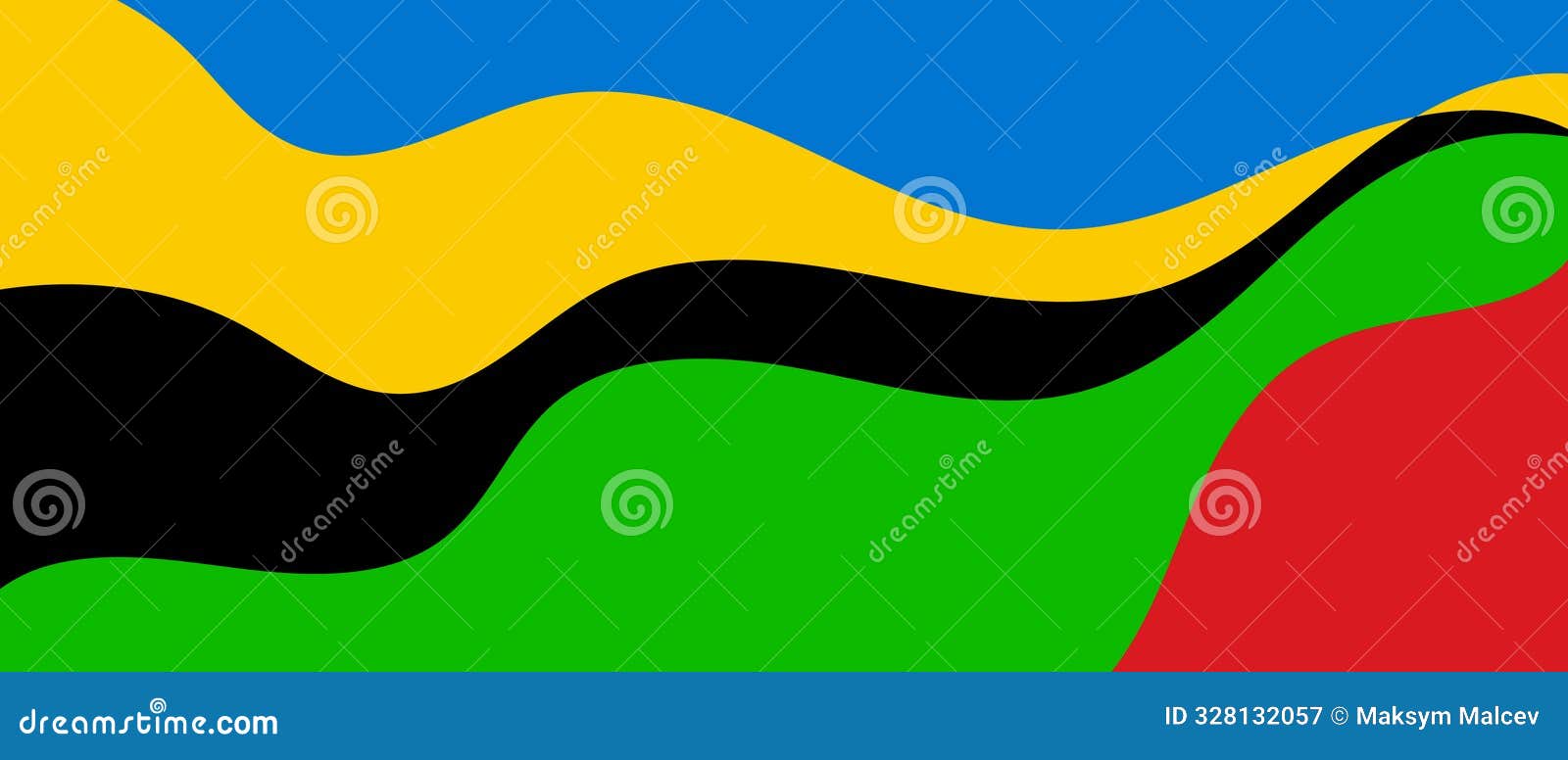 Background With Olympic Colors Cartoon Vector | CartoonDealer.com #69652915