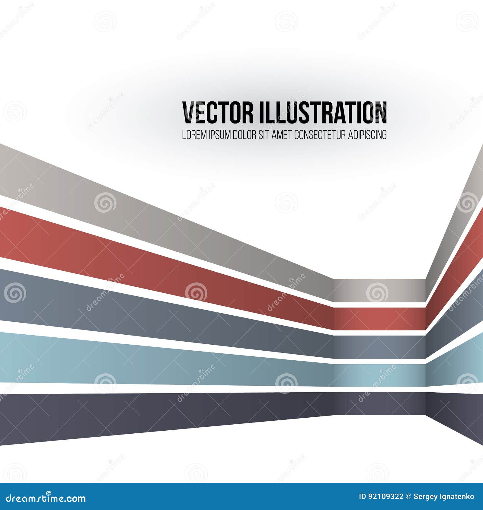 Colored Lines Background. Vector for Your Business Presentations. Stock ...