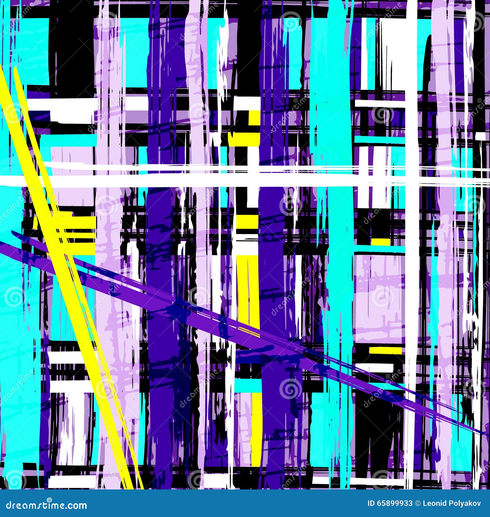 Colored Lines Graffiti Pattern on a Colored Background Stock Vector ...