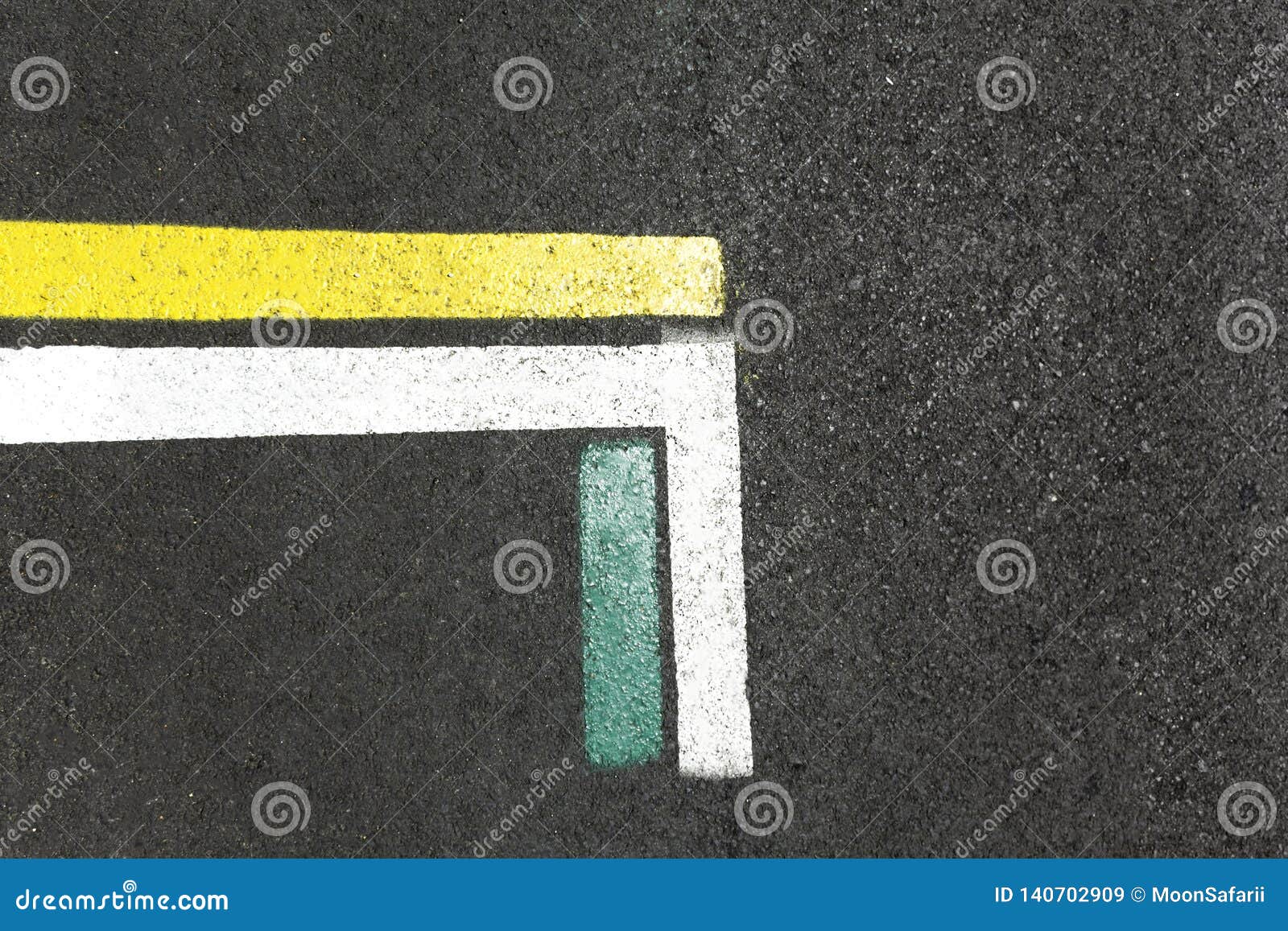 Colored lines on ground stock image. Image of pavement - 140702909