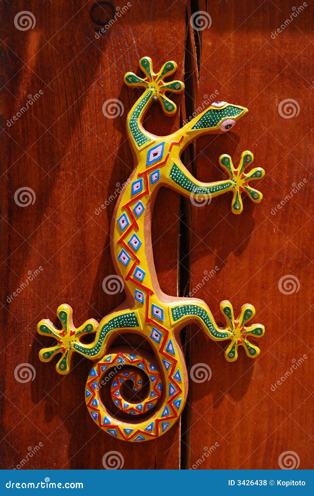 Colored lizard stock photo. Image of lizard, nature, foot - 3426438