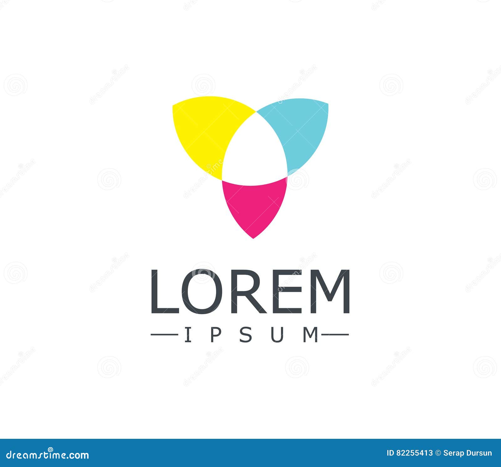 Colored Logo Design stock vector. Illustration of clear - 82255413