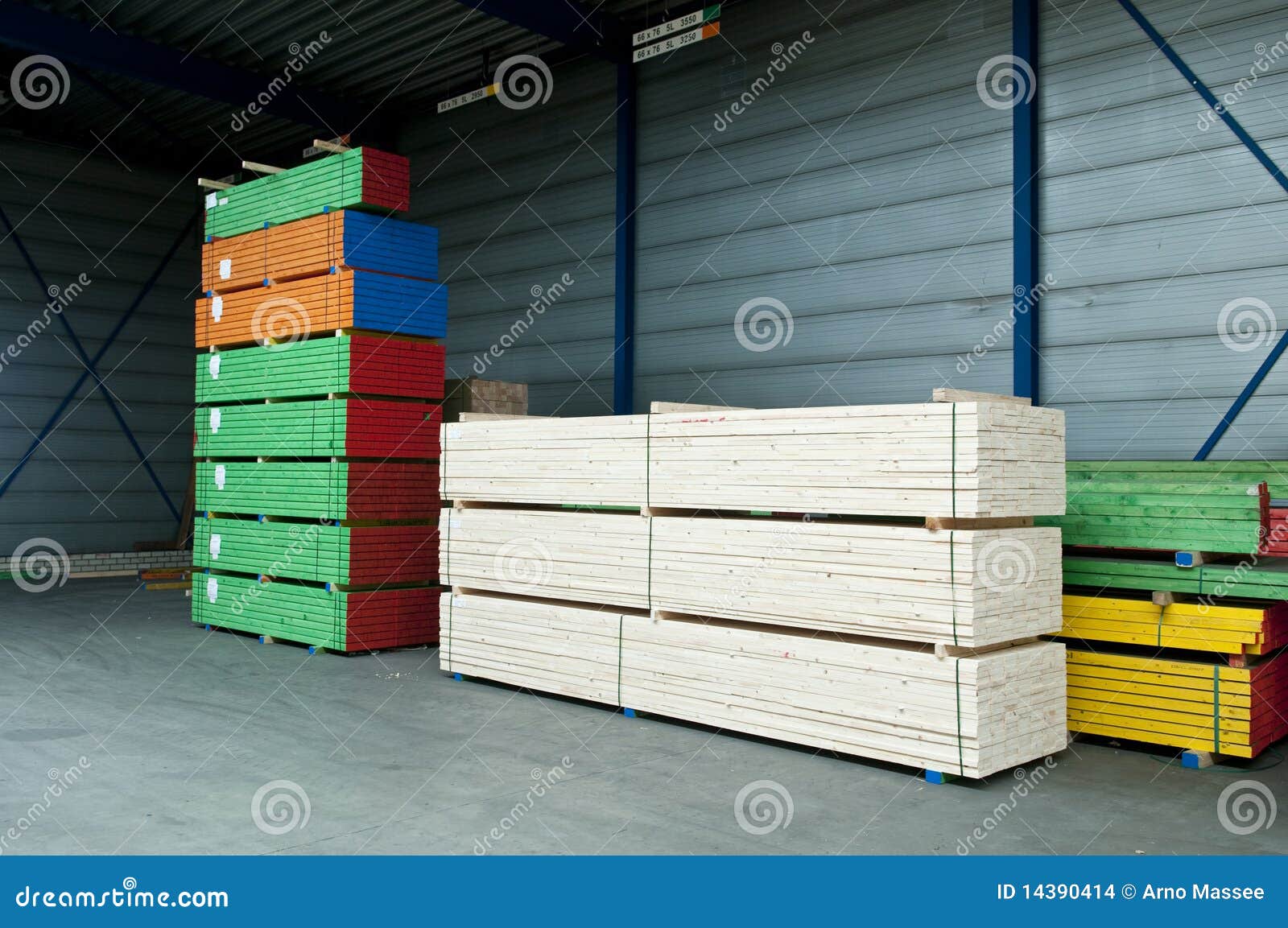 Colored lumber stock photo. Image of industrial, hardwood - 14390414