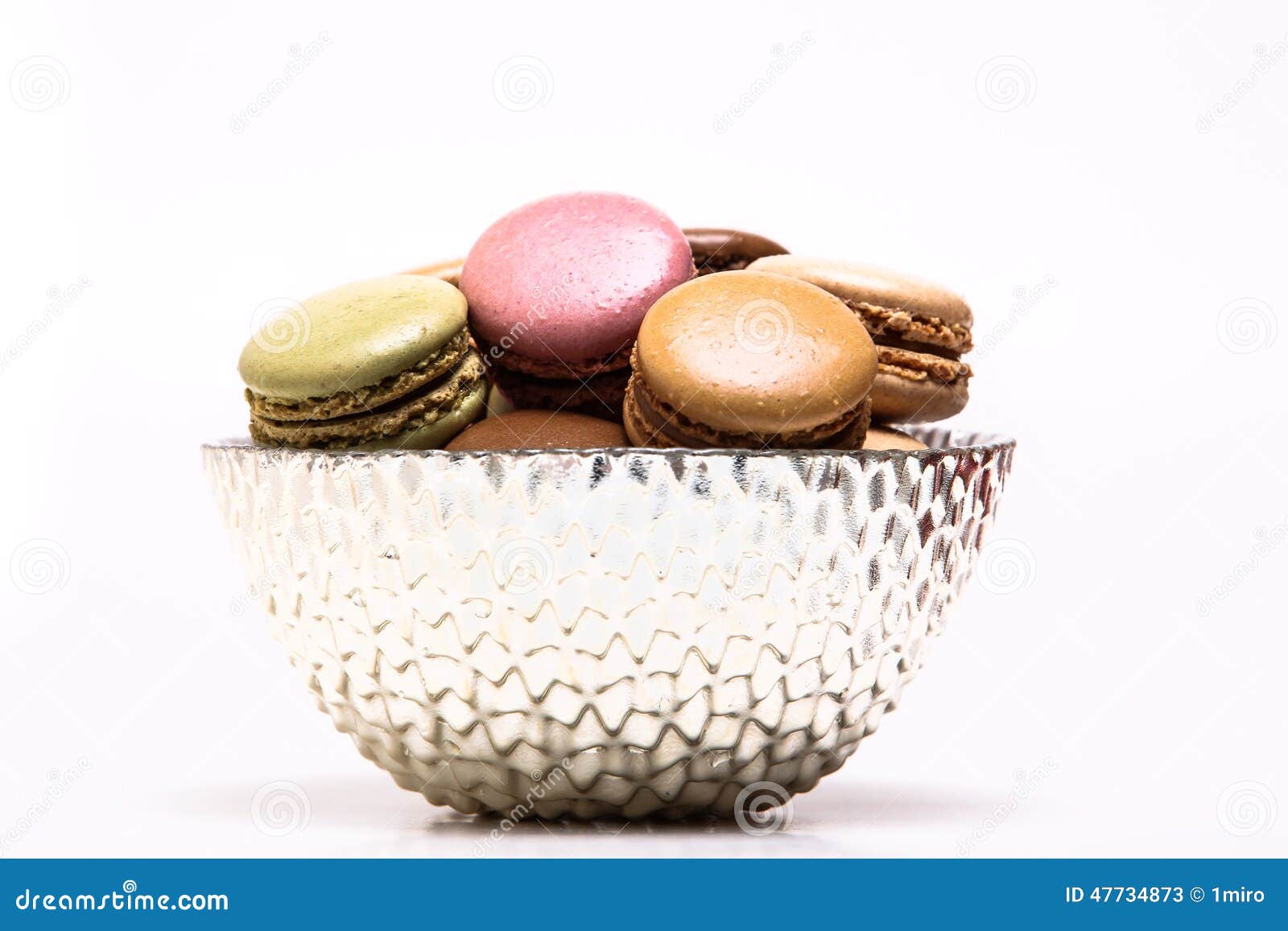 Colored Macarons Inside Bowl Stock Image - Image of green, white: 47734873