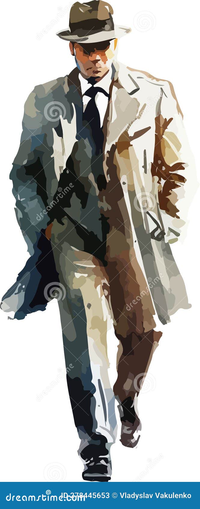 Colored Man Vector, Print, Illustration Stock Vector - Illustration of ...