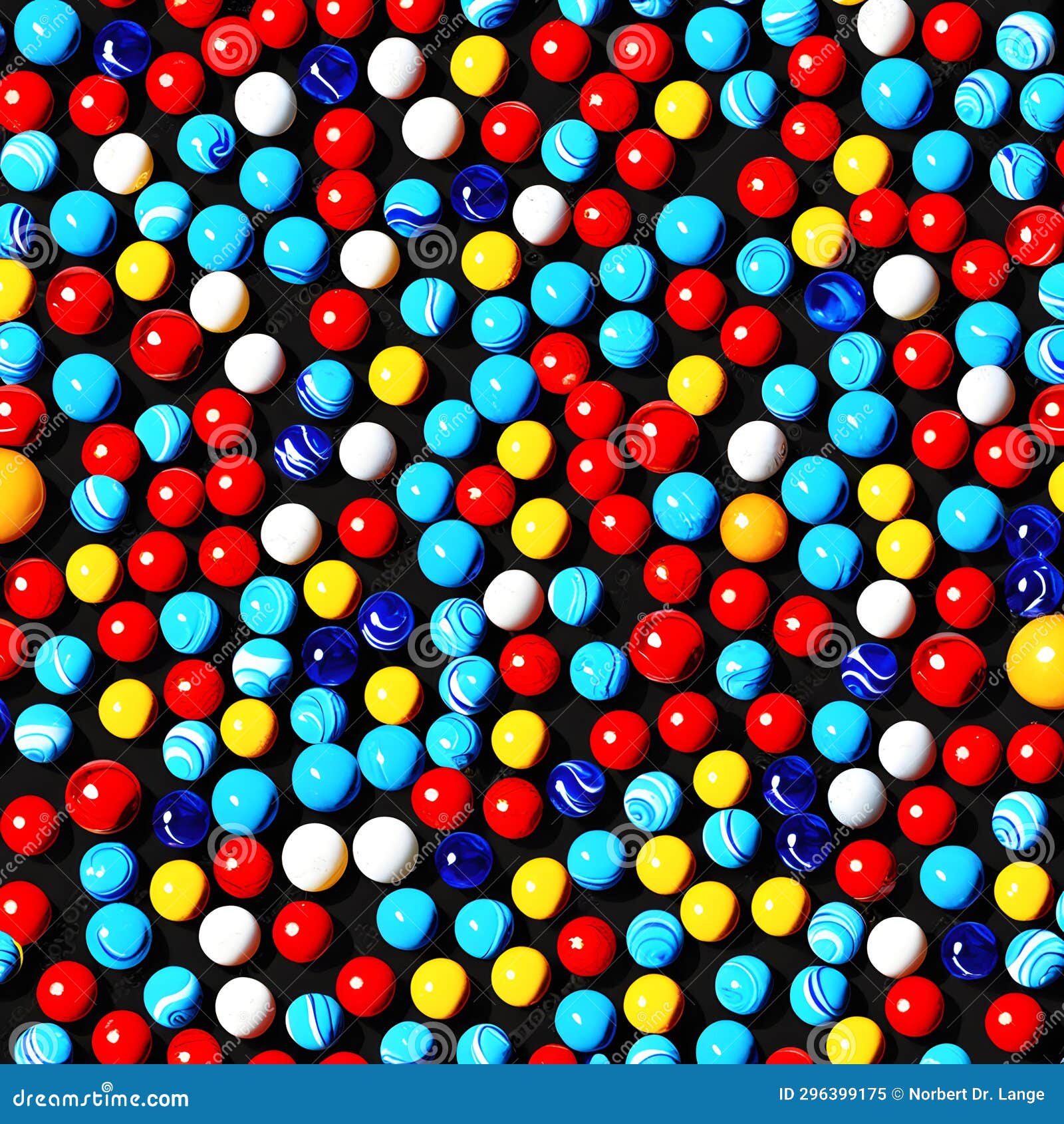 Colored Marbles, AI-generatet Stock Image - Image of colorful, colored ...