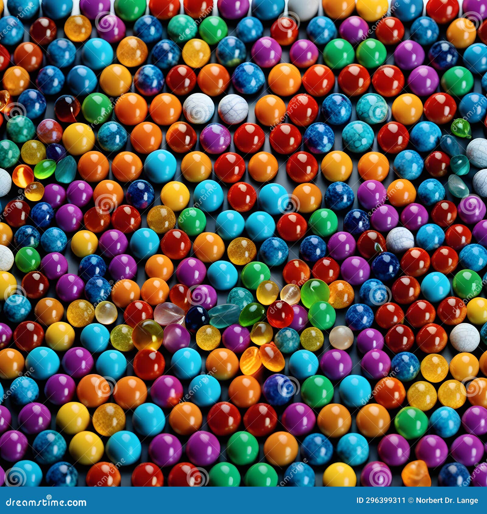 Colored Marbles, AI-generatet Stock Illustration - Illustration of ...