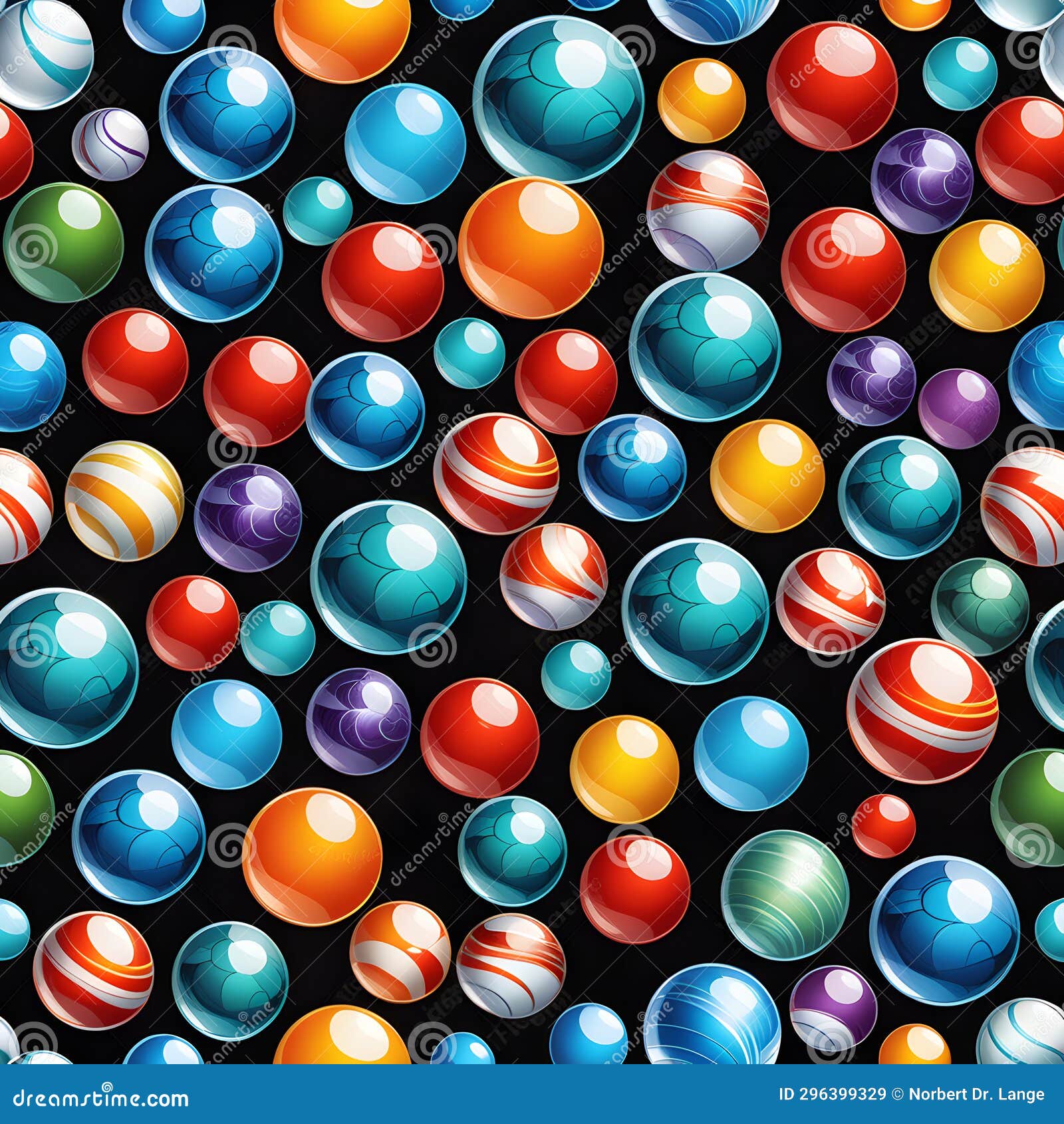 Colored Marbles, AI-generatet Stock Image - Image of collect ...