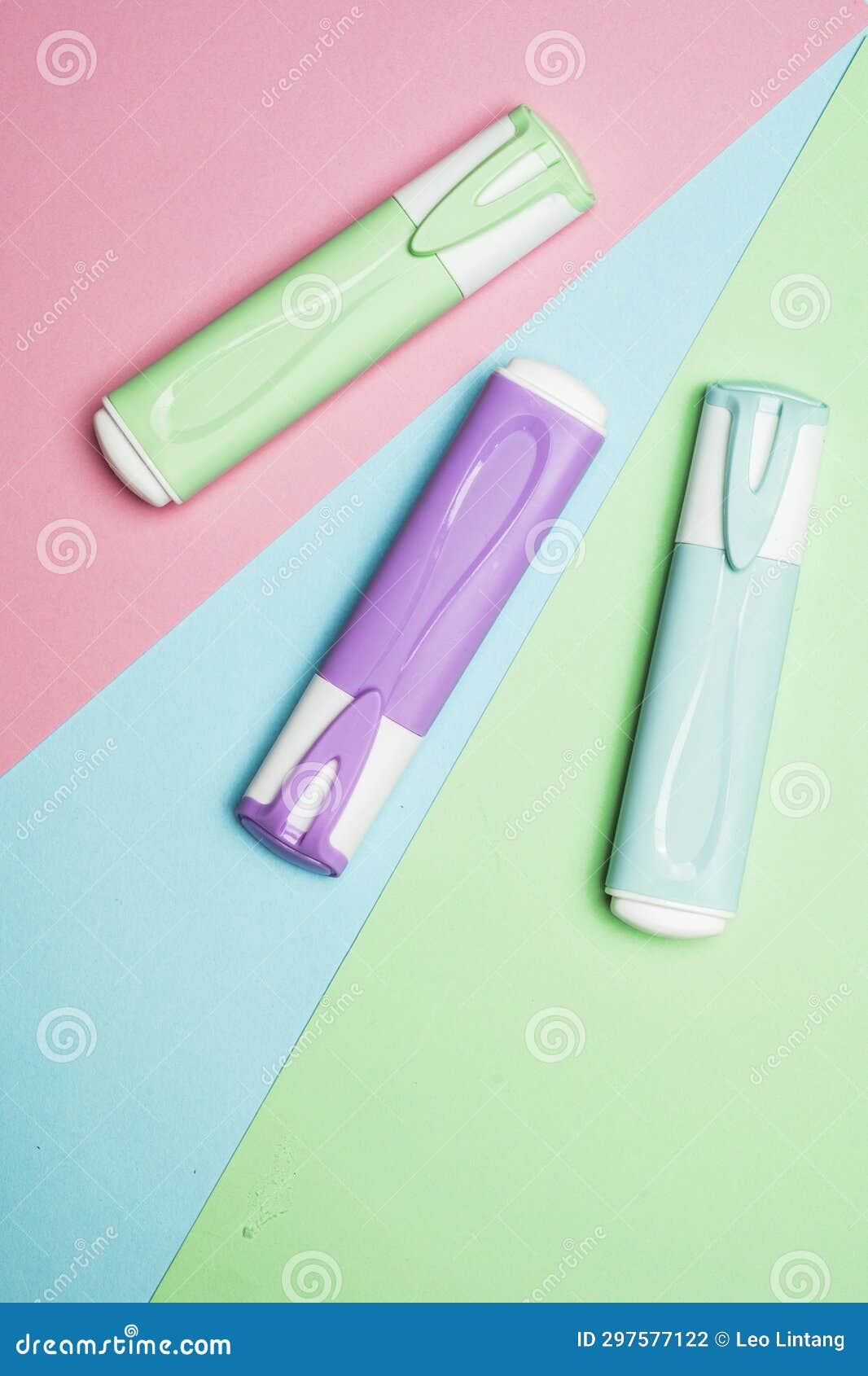 Colored marker pen stock photo. Image of stationery - 297577122