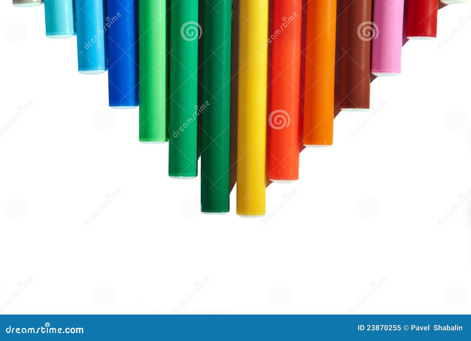 Colored markers stock image. Image of paint, marker, pattern - 23870255