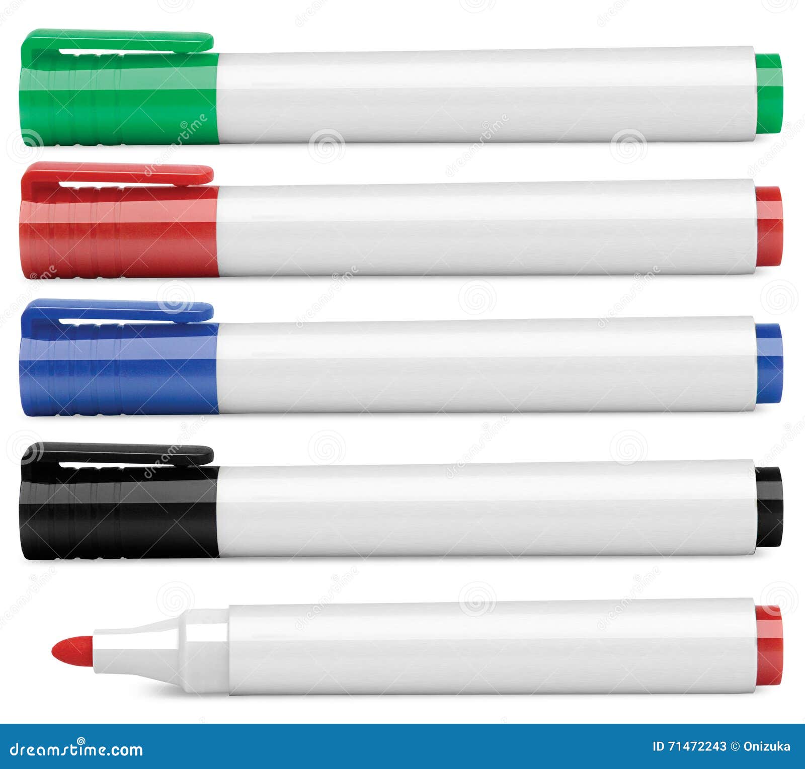 Colored markers stock image. Image of green, markers - 71472243