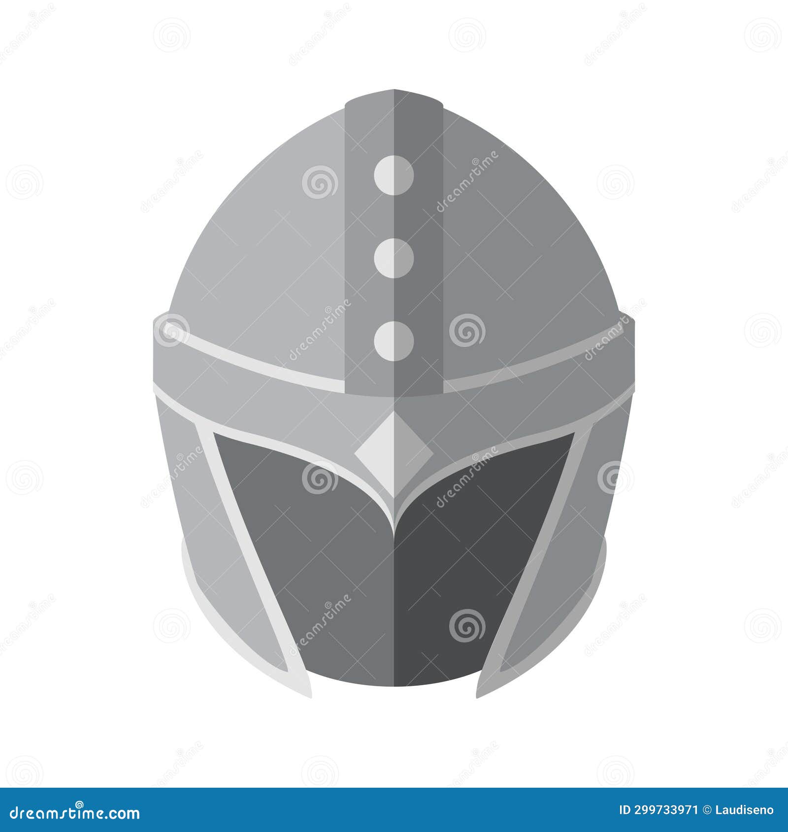 Colored Medieval Helmet Icon Vector Stock Vector - Illustration of ...