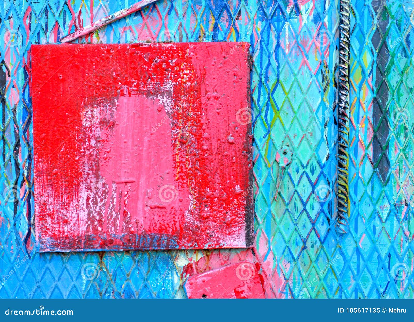 Colored Metal Plate ,iron Surface, Stock Image - Image of brush ...