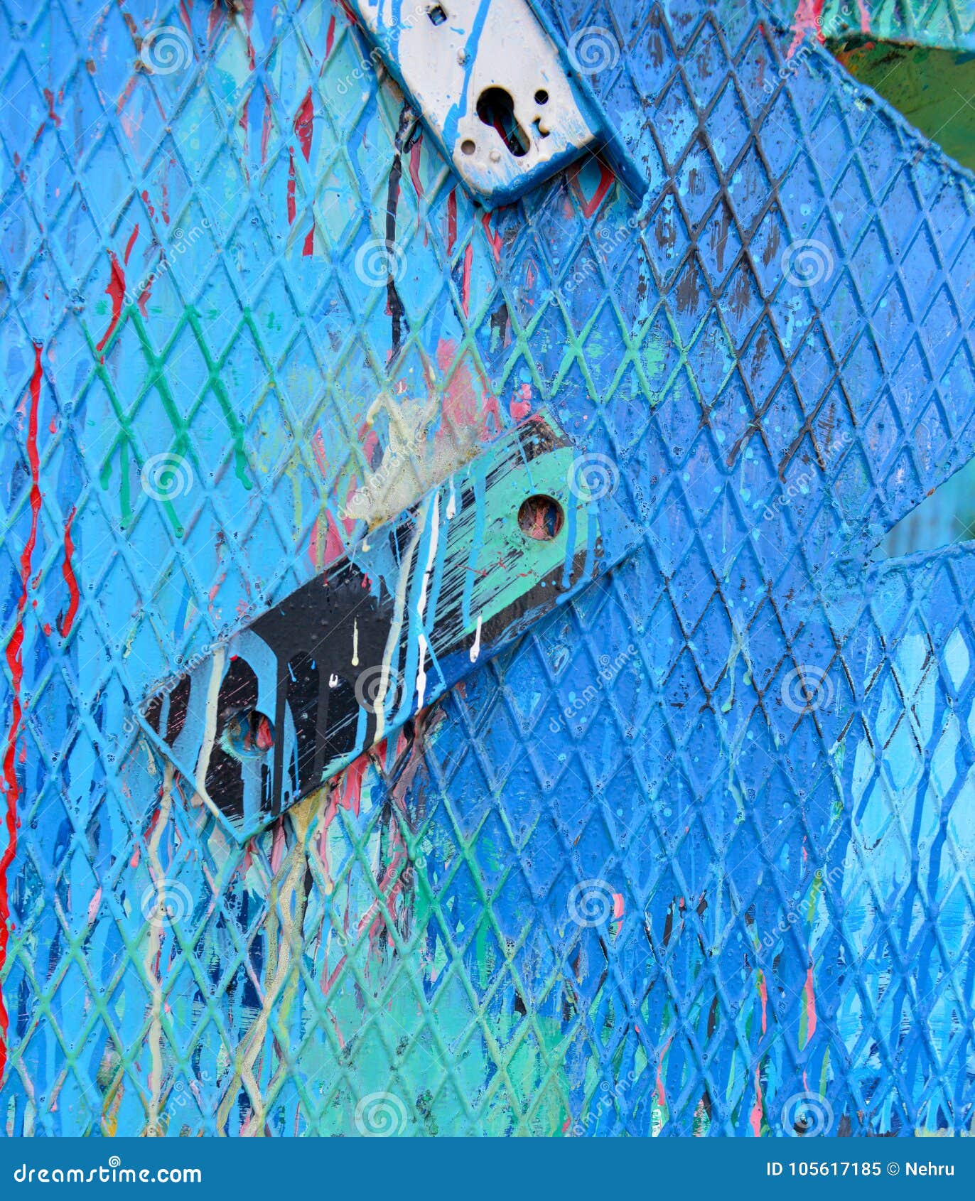 Colored Metal Plate ,iron Surface, Stock Image - Image of grid ...