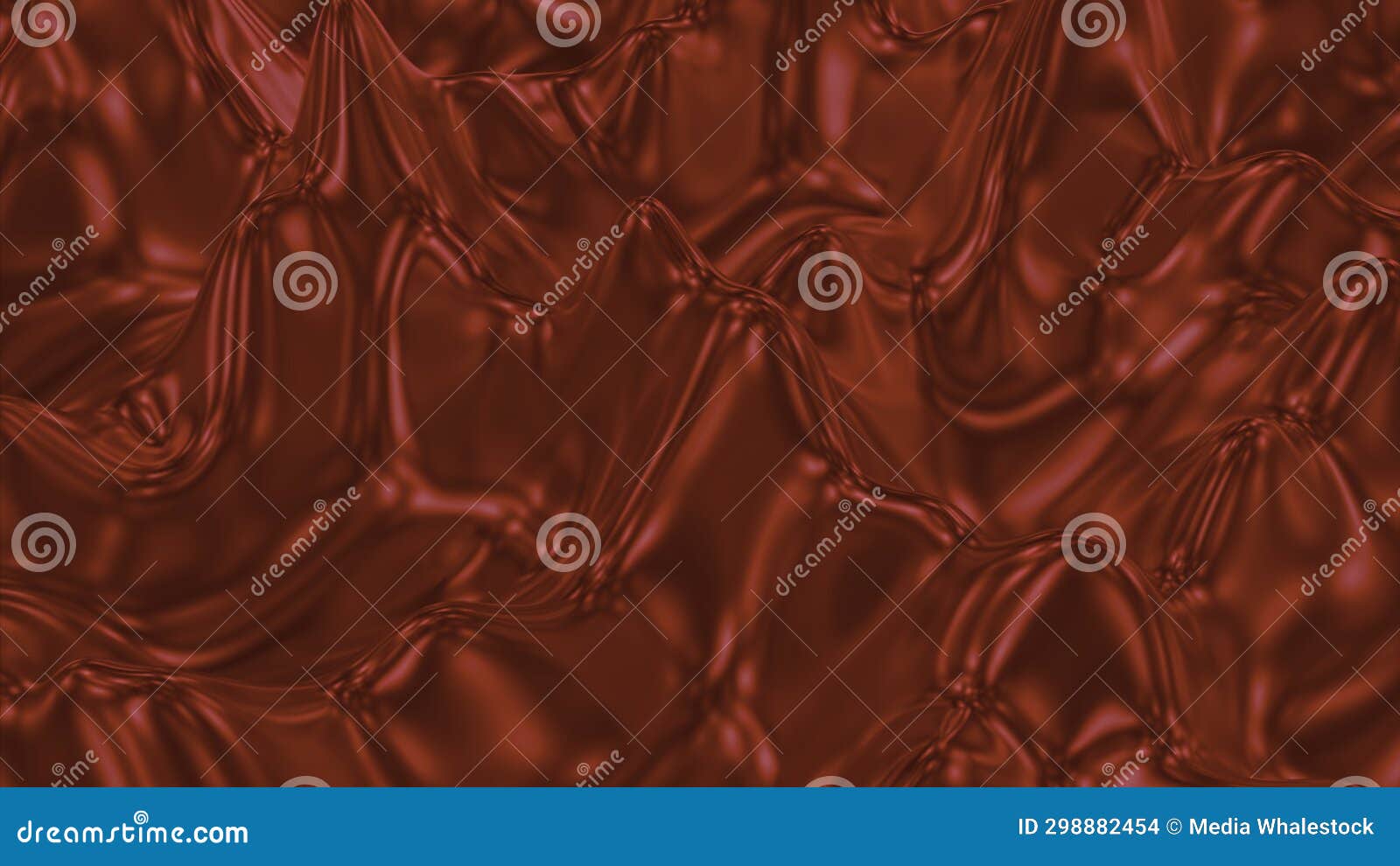 Colored Metallic Liquid Boils on Surface. Design. 3D Liquid with ...