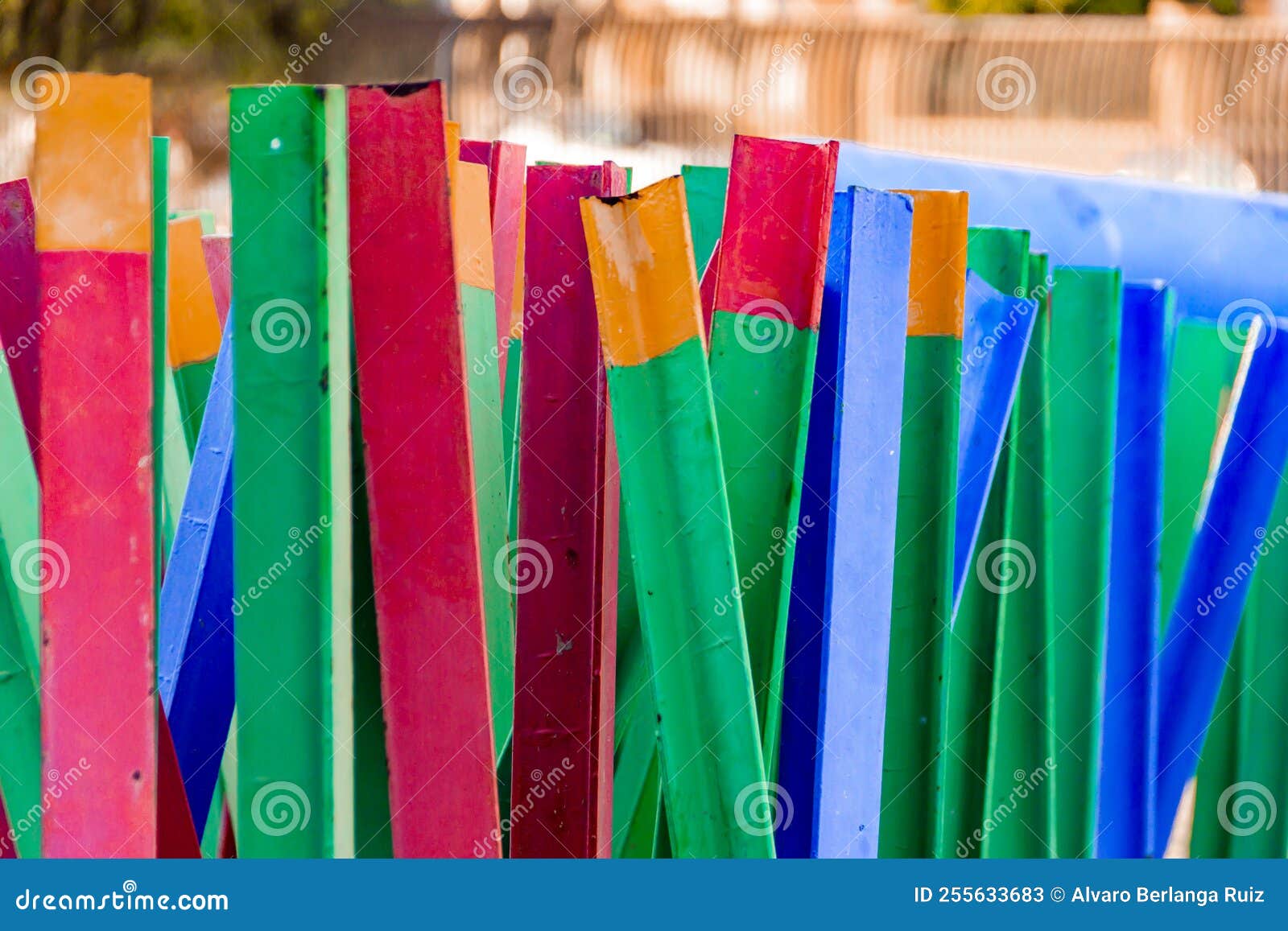 Colored Metallic Sticks with Different Shapes Stock Image - Image of ...