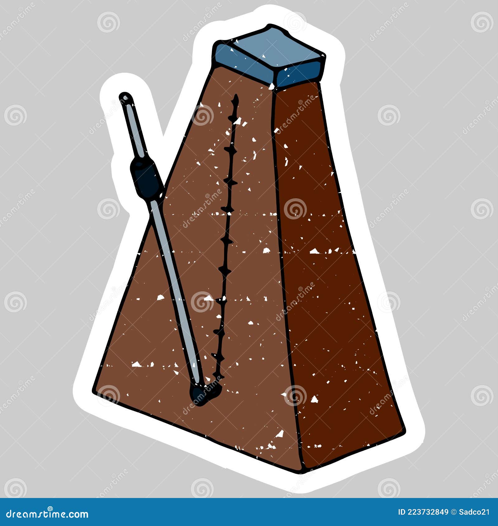 Metronome Illustration, Drawing, Engraving, Ink, Line Art, Vector ...